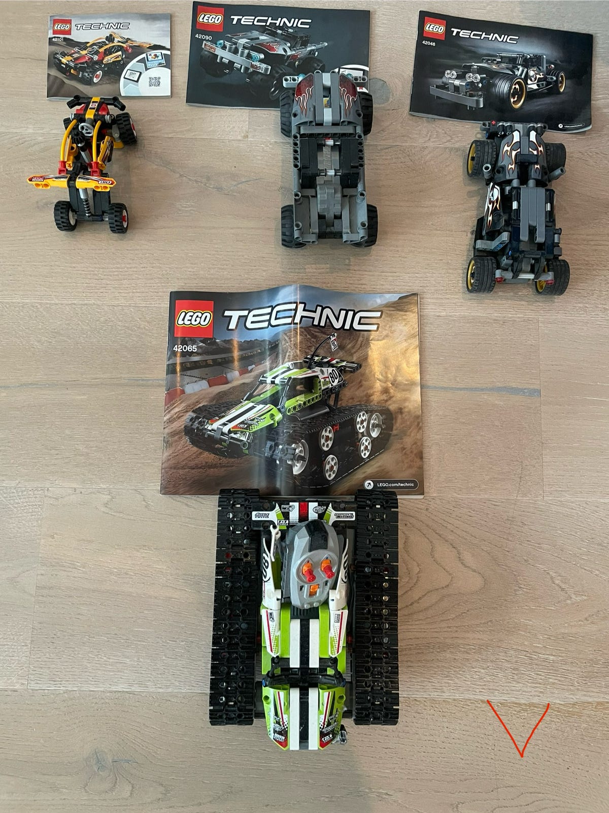 4 stk Lego Technic biler | FINN-torget