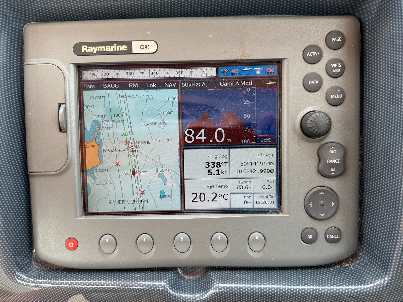 Raymarine C80+ DSM30 ekkoloddmodul. | FINN-torget