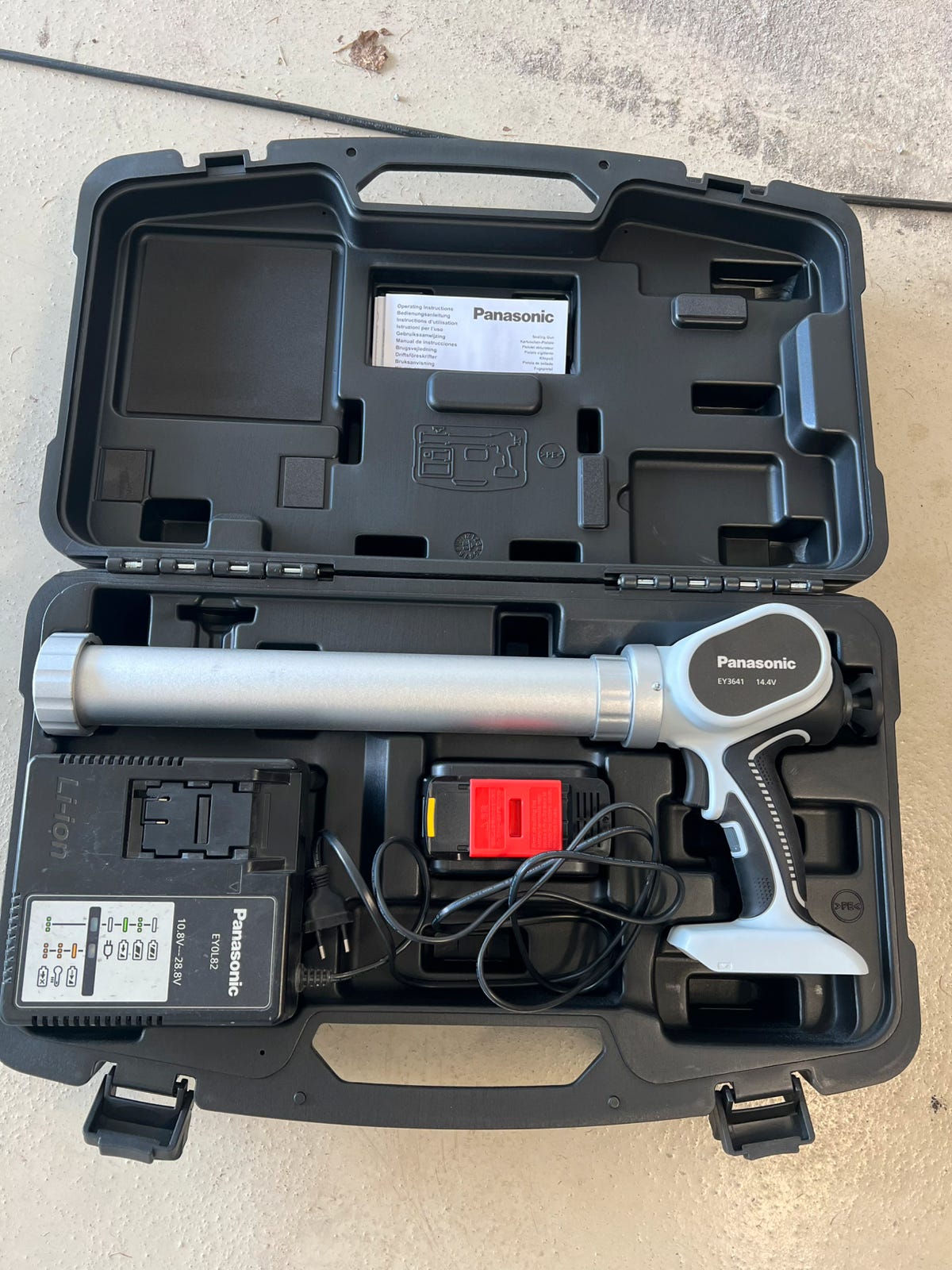 Panasonic ey 3641 fugepistol med 1 batteri og lader | FINN-torget