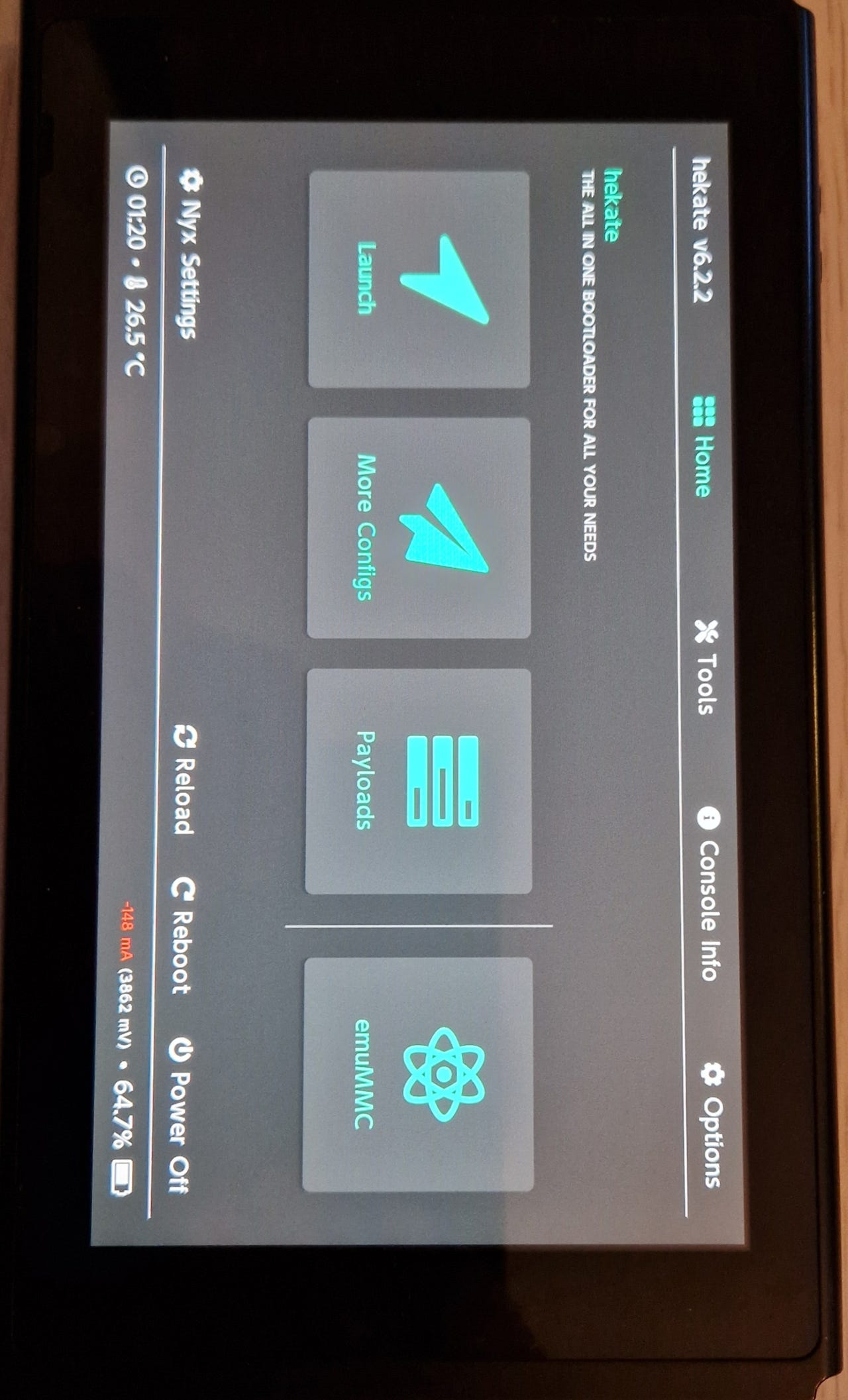 Nintendo Switch modded med picofly chip | FINN-torget