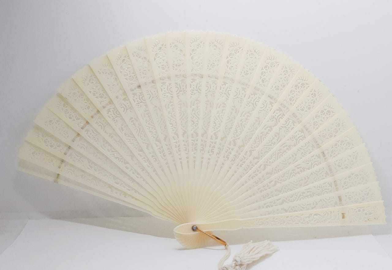 Japansk vifte 1940–50-tallet – Empire Made, flott stand | FINN-torget