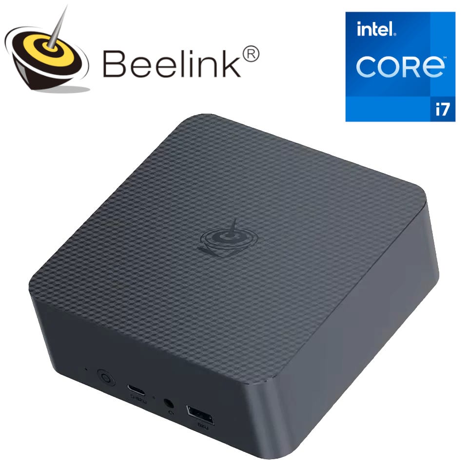 Beelink EQi12 Mini PC Intel i7 CPU med 10 cores | FINN-torget