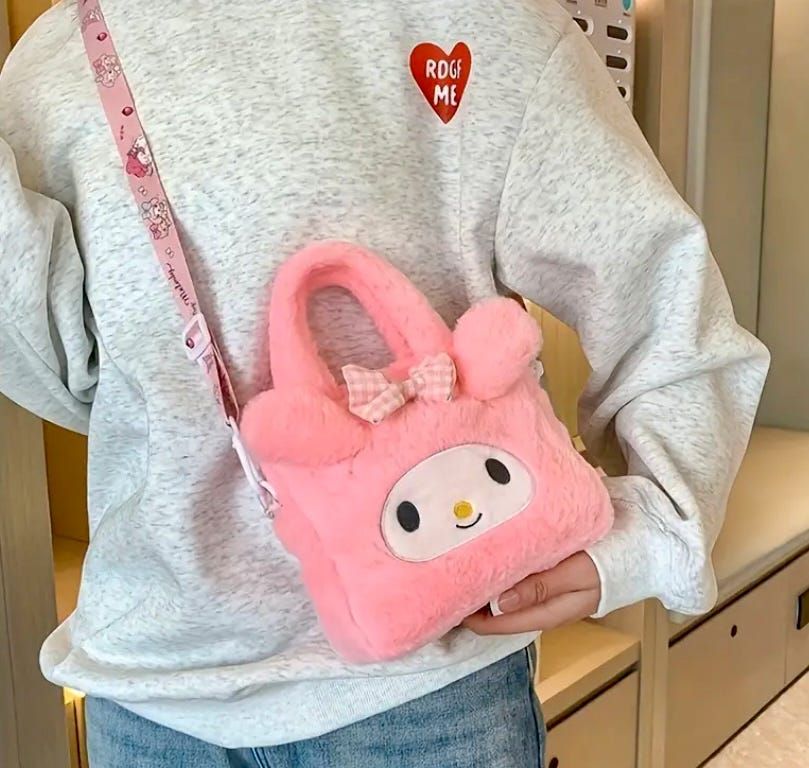 Hello kitty- My Melody Rosa veske👛🐰 | FINN-torget