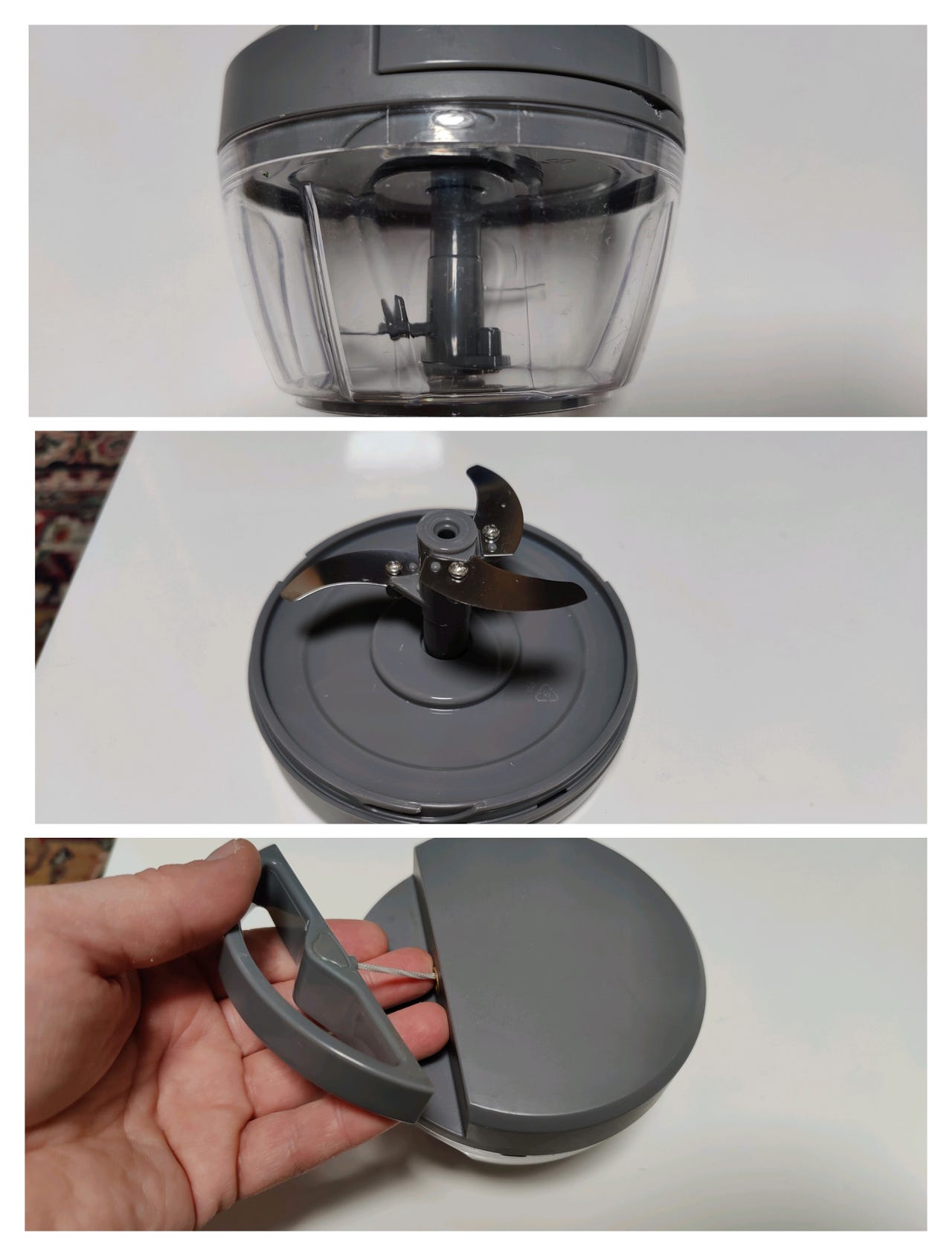 Liten hånddrevet kutter for urter og nøtter | FINN-torget