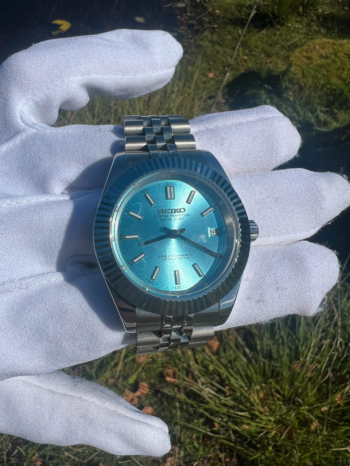 Helt Ny Seiko Mod Oyster Perpetual Datejust | FINN-torget