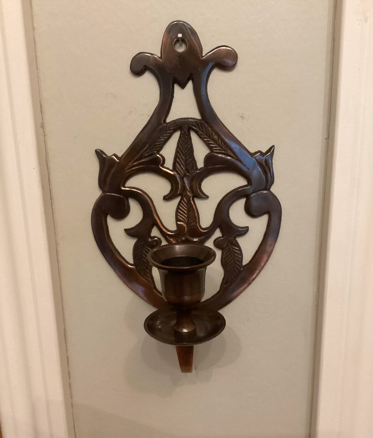 Veggstake - vegglysestake i bronse eller messing | FINN-torget