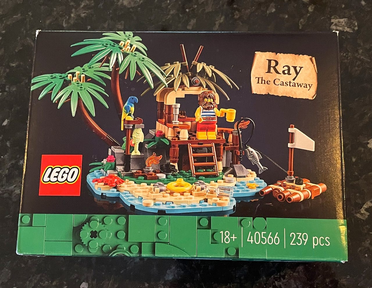 Uåpnet Ray The Castaway Lego 40566 | FINN-torget
