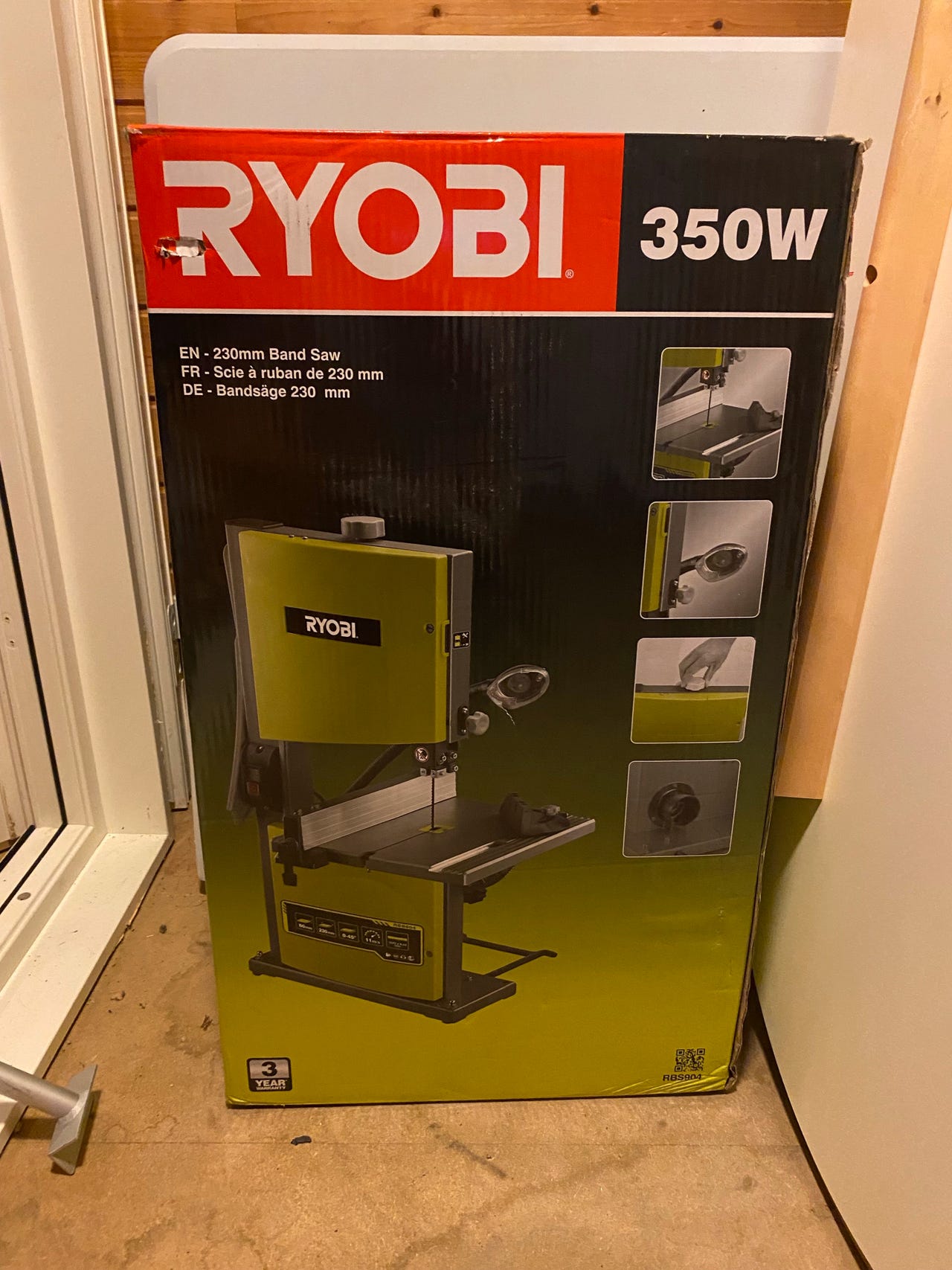 Ryobi Båndsag Rbs904 Båndsag 350W 230 B Og 80 Mm H | FINN-torget