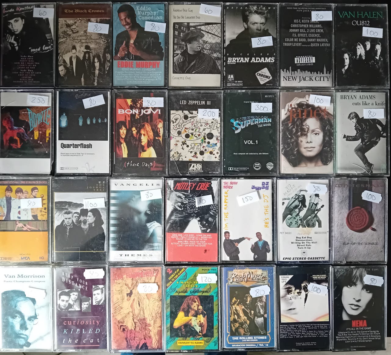 Kassetter #14 Cooper, Janet, Bon Jovi, Clapton, Satrani, Heart | FINN ...