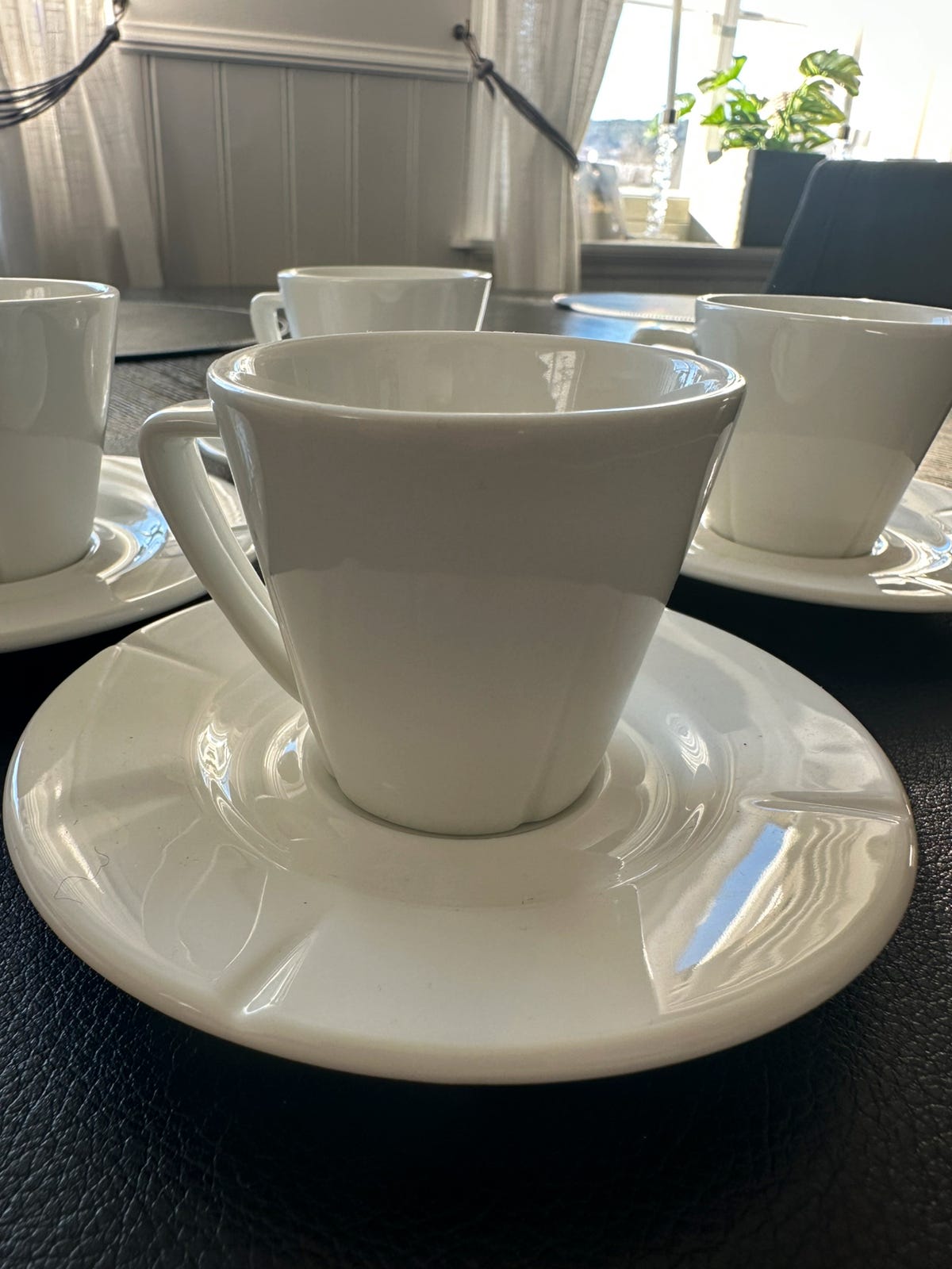 4 stk Rosendahl espresso kaffekopper med skål | FINN-torget