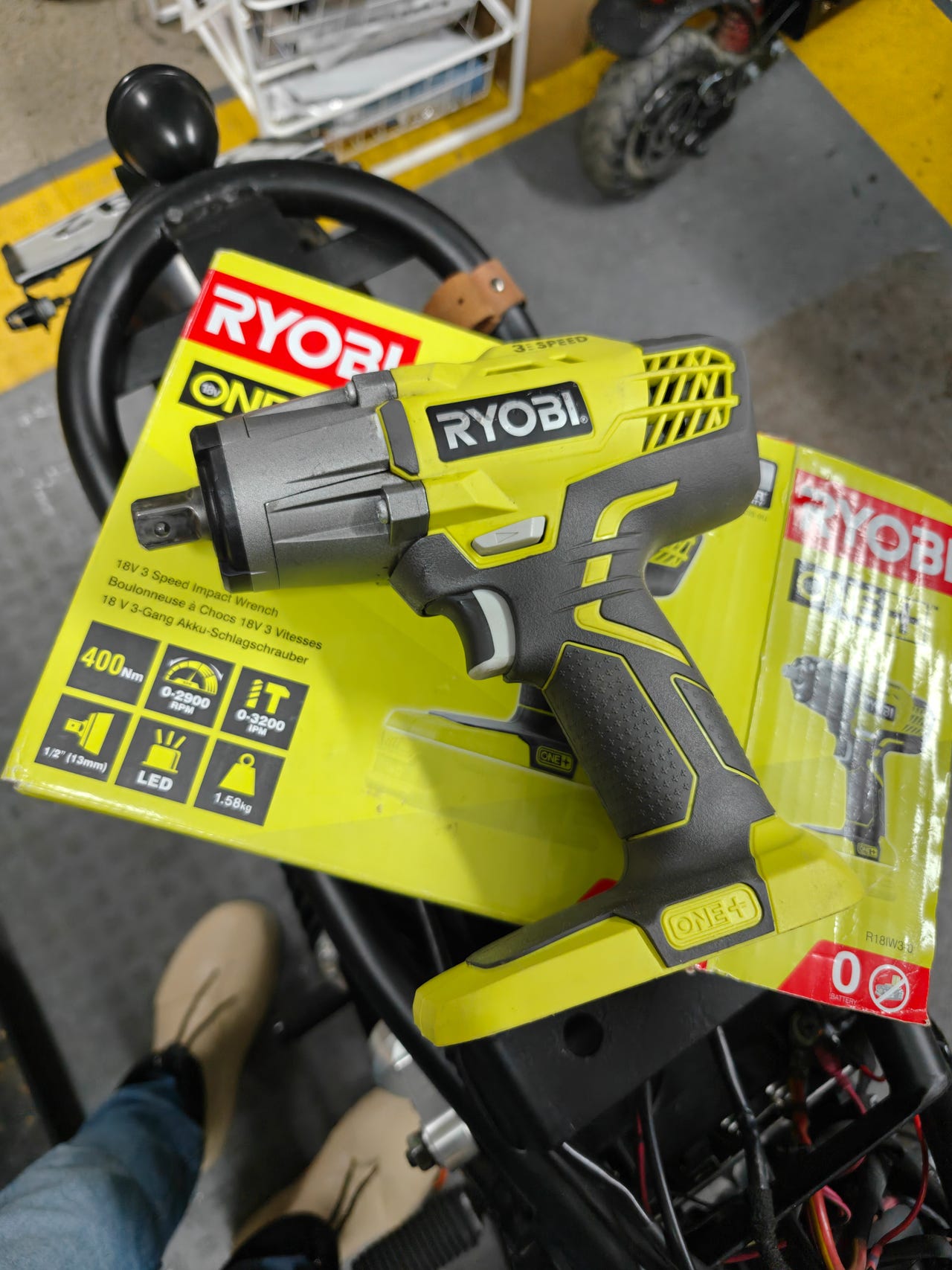 Ryobi 18V ONE+™ Muttertrekker R18IW3-0 slag 400nm | FINN-torget