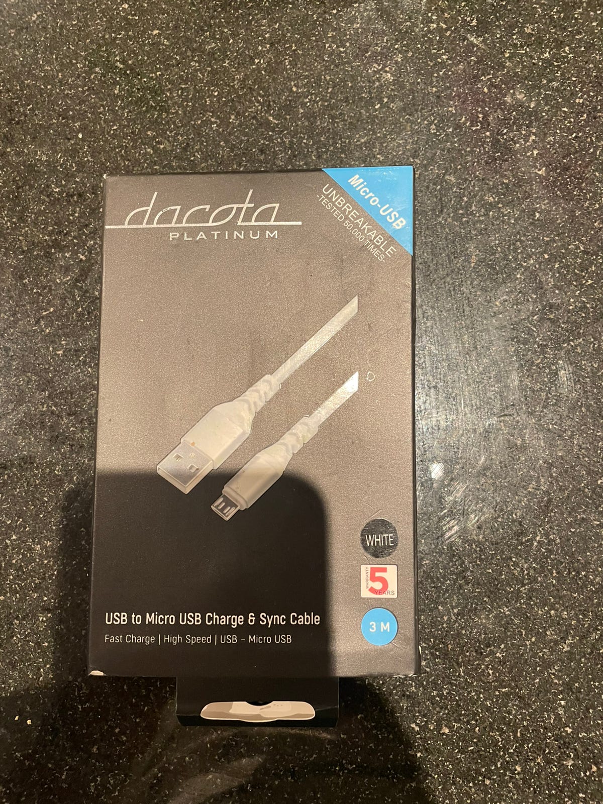 Dacorta micro USB 3 meter | FINN-torget