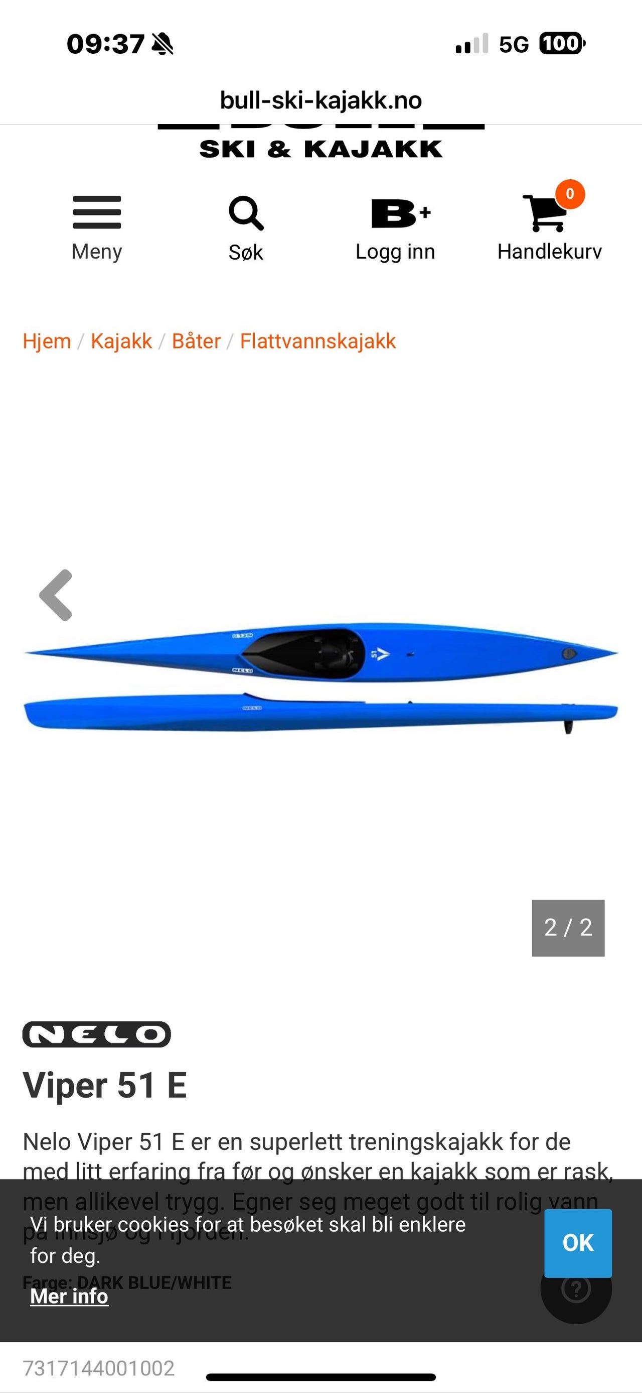 Kajakk NELO 51 viper | FINN-torget