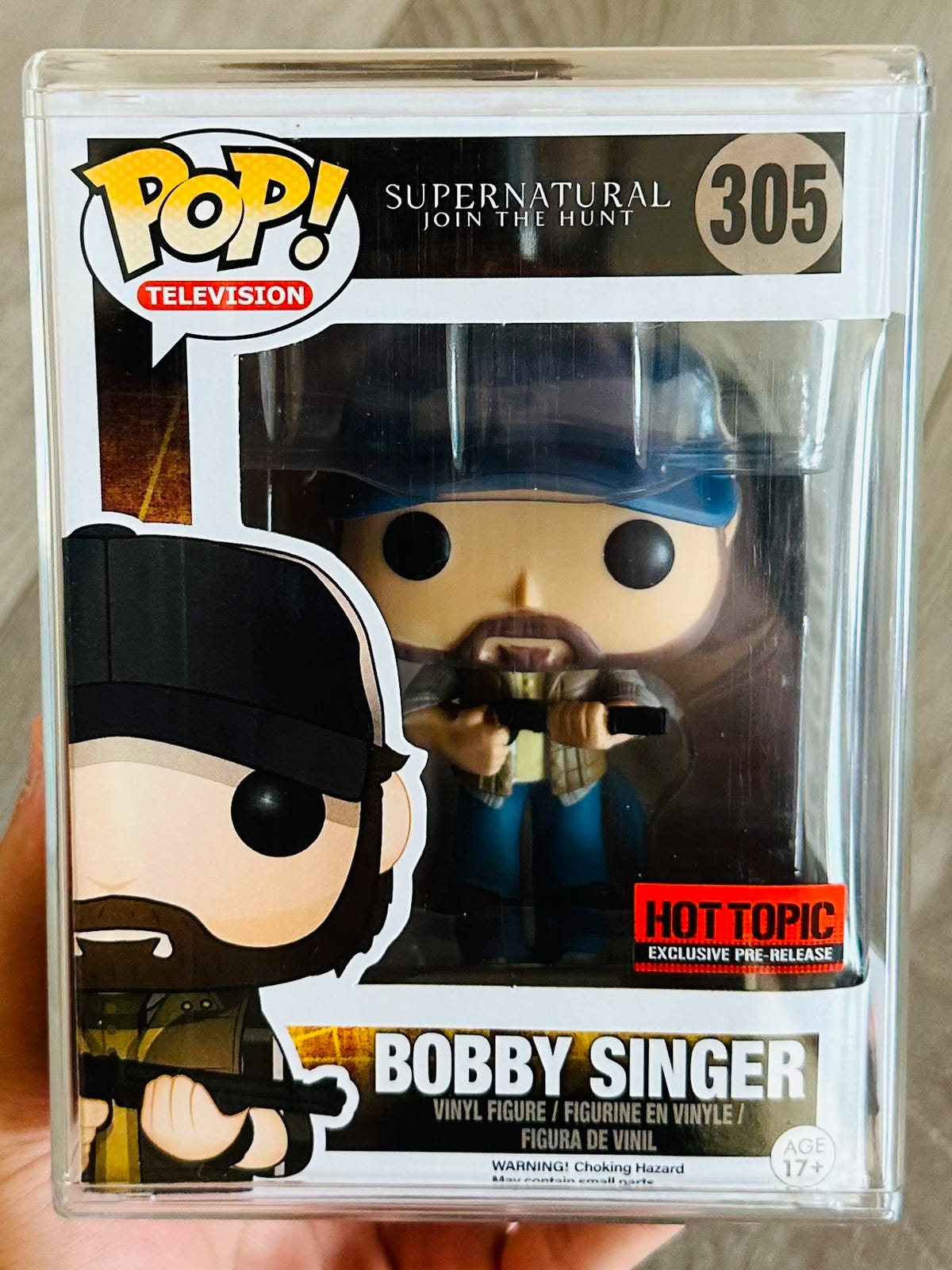 Funko Pop! Bobby Singer | Supernatural (305) Hot Topic Pre-Release ...