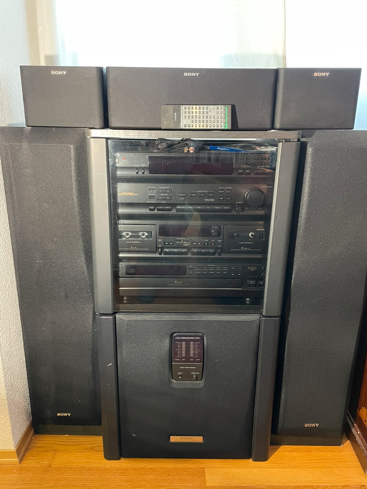 Sony SEN-R 5520 Remote kontrolled Hifidelity Stereo system HCD-551 ...