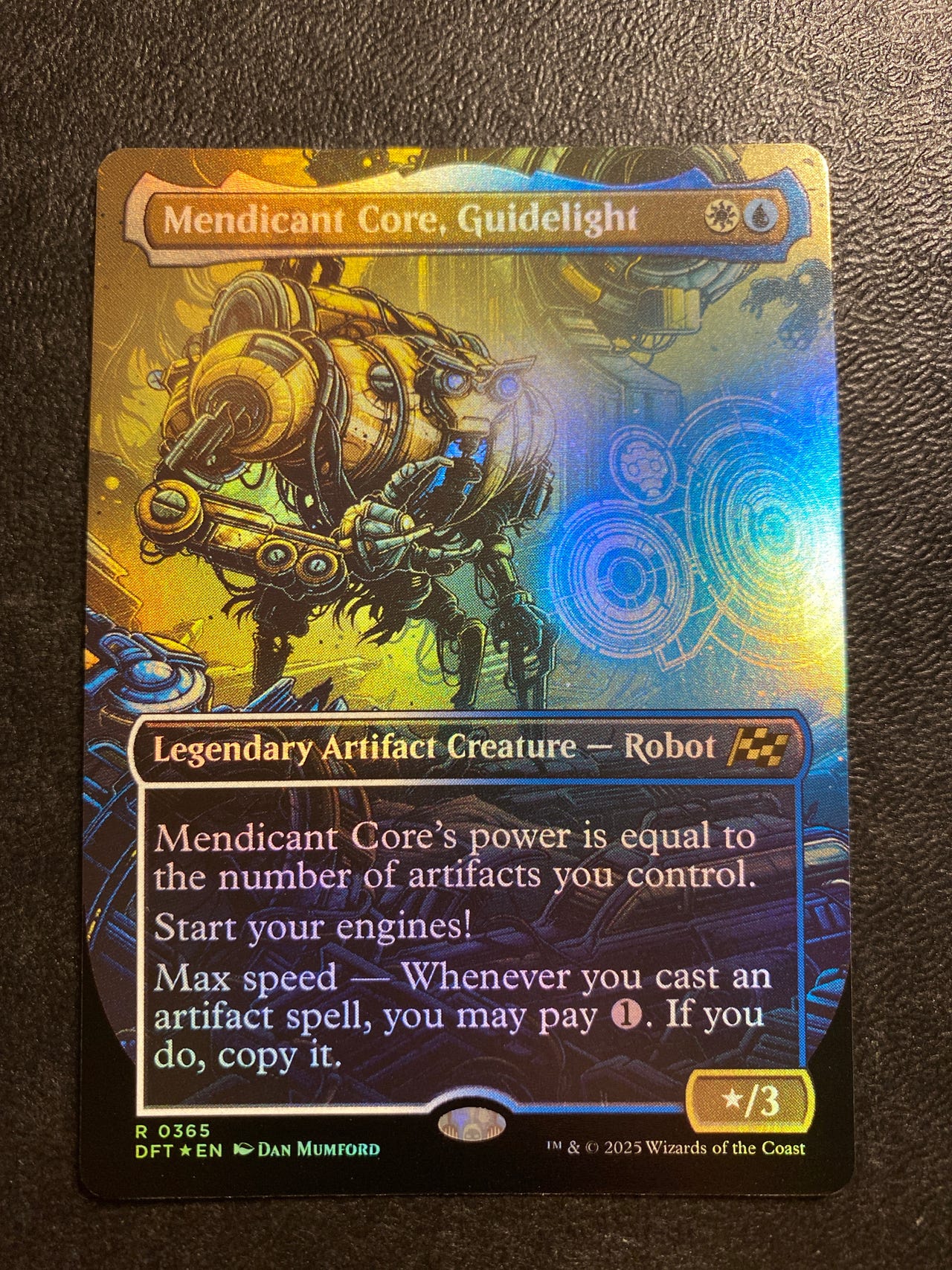 Mendicant Core, Guidelight rare borderless foil Magic the gathering ...