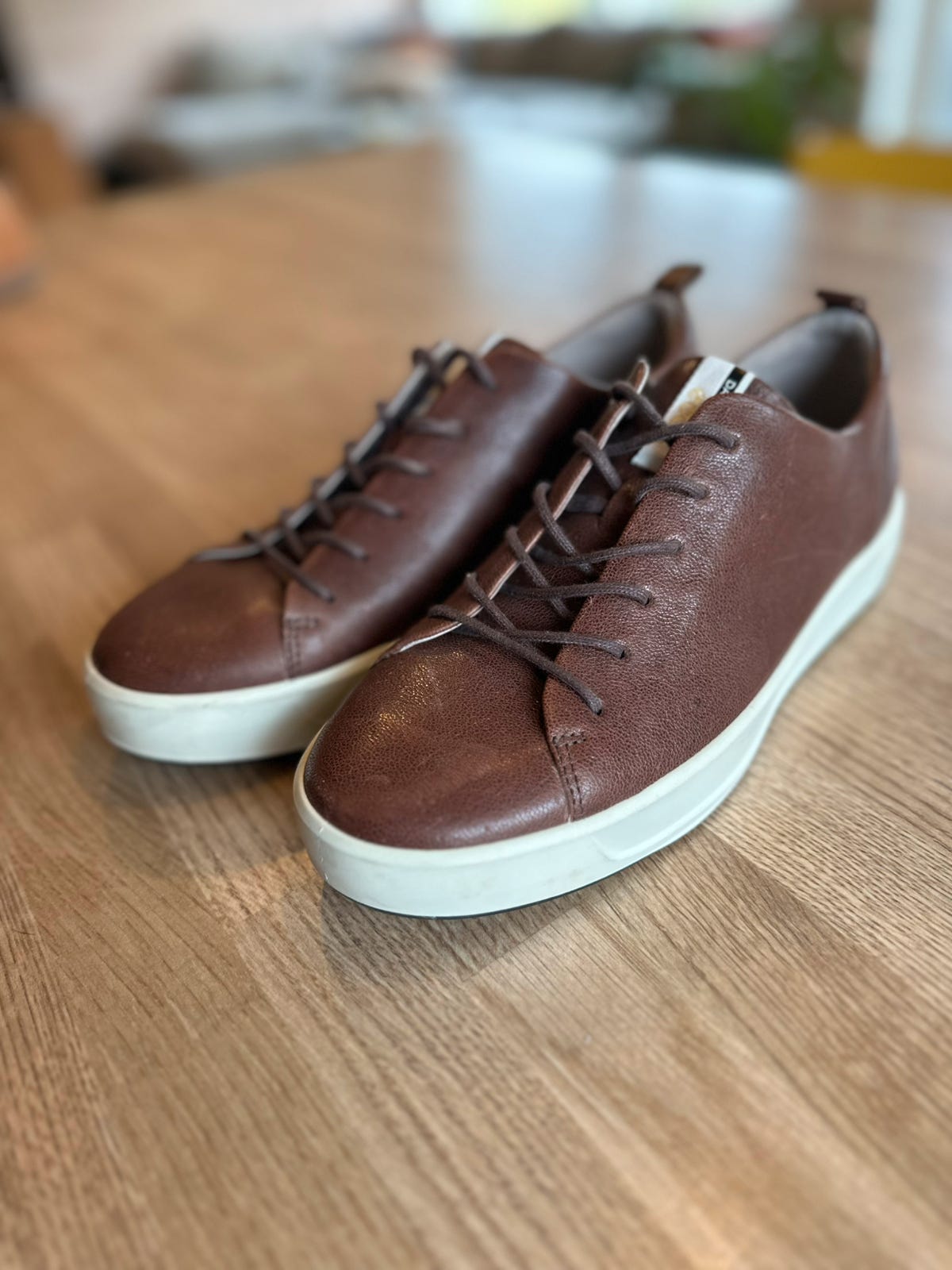 Mørkebrune Ecco damesko i skinn str 37 | FINN-torget