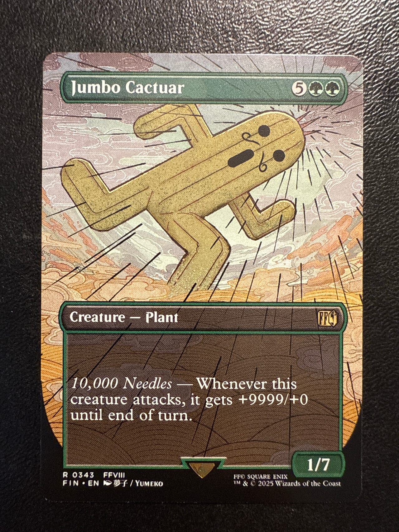 Jumbo Cactuar rare borderless Magic the gathering samlekort | FINN-torget