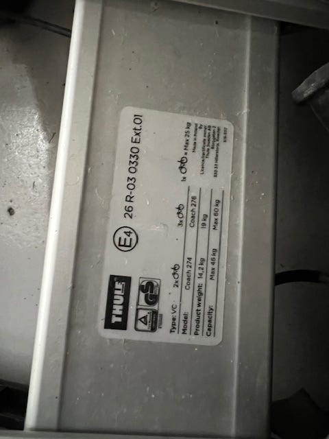 Thule sykkelstativ til henger feste | FINN-torget