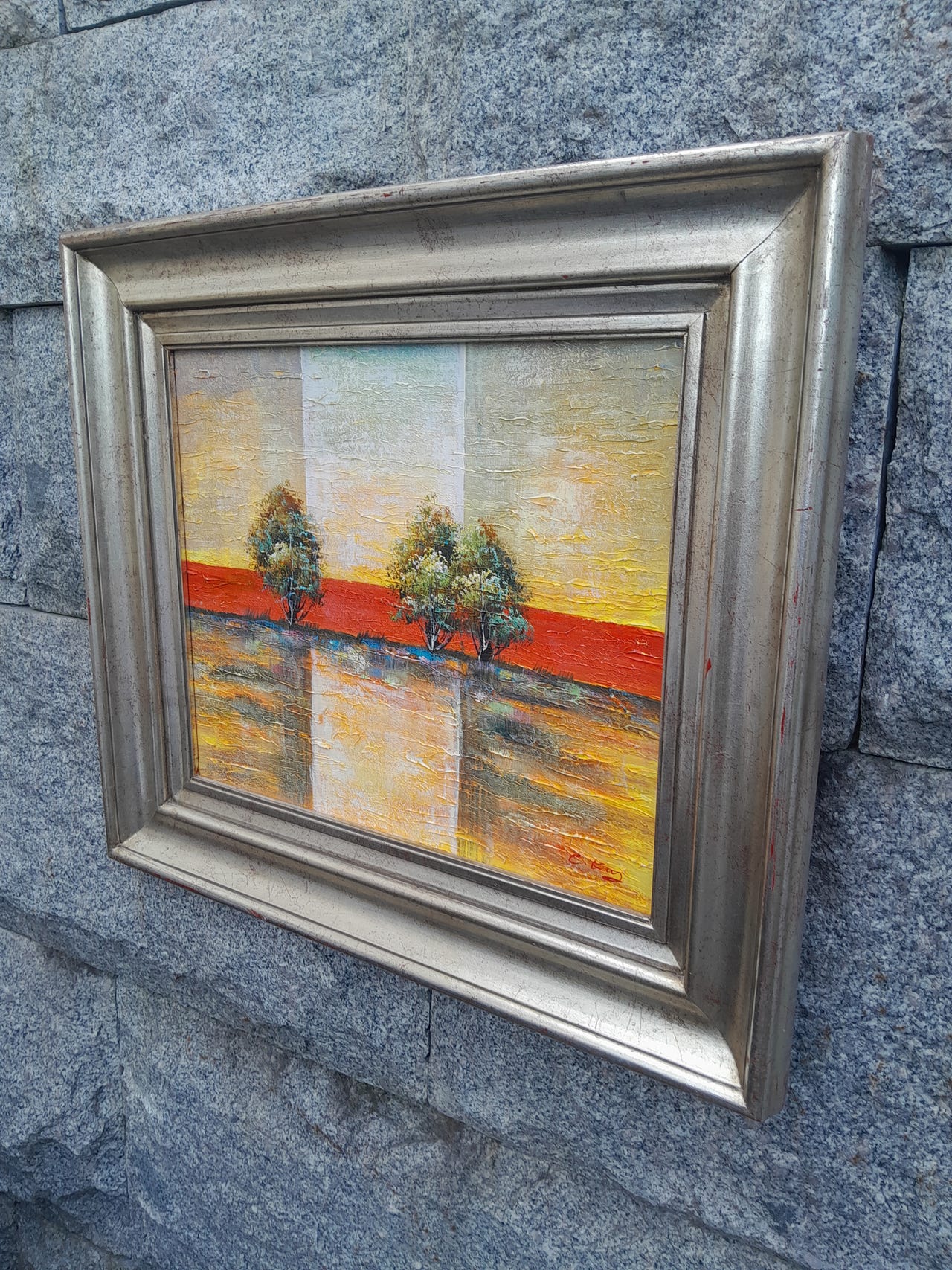 Vakkert bildet med fin motiv og farger, olje, signert | FINN-torget