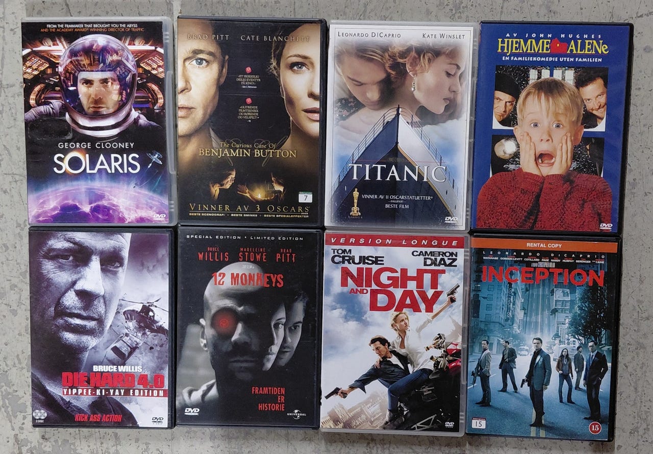 "Bare bra" DVD-filmer 20 kr per stk | FINN-torget