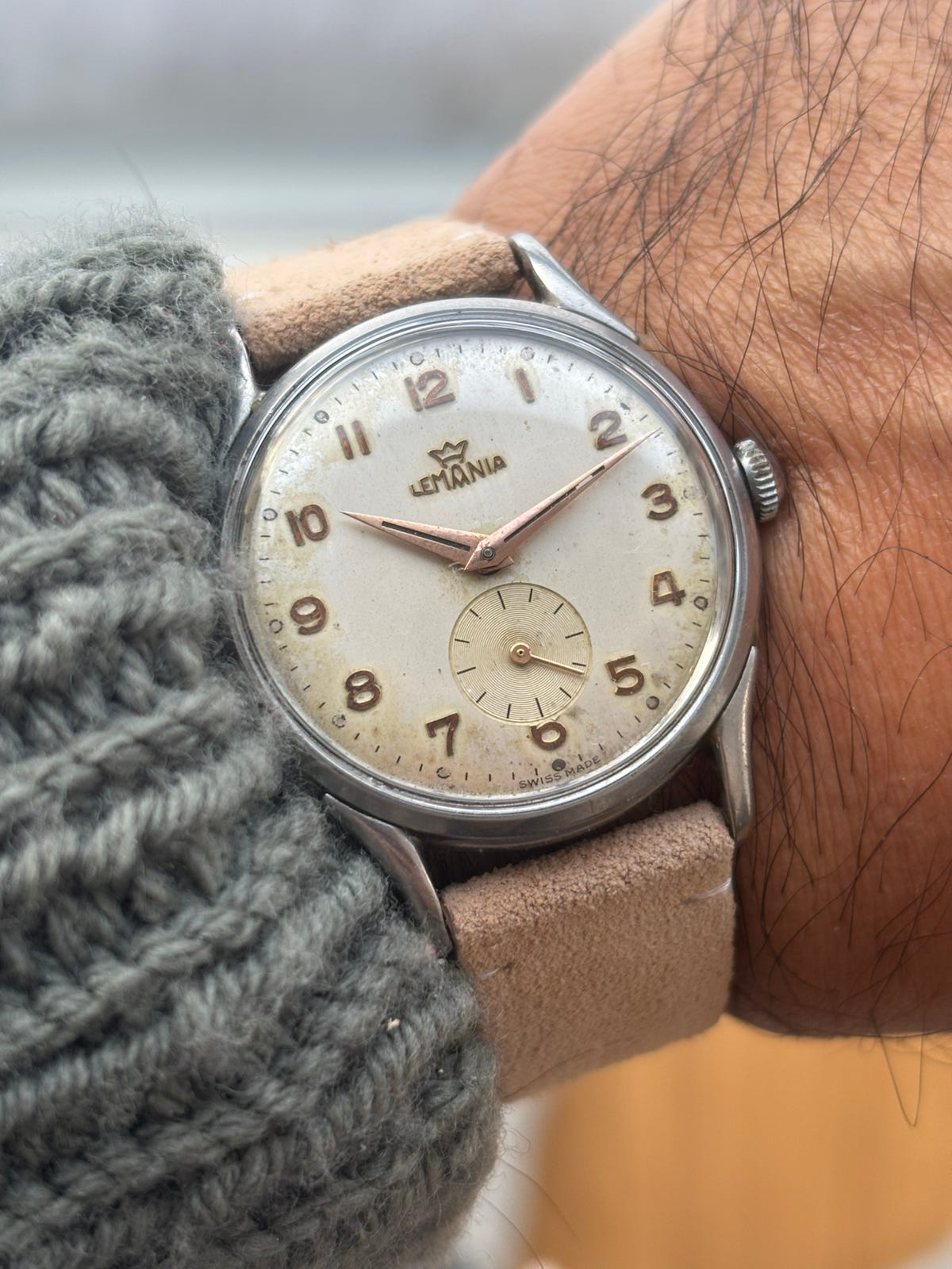 Vintage Lemania fra 60-tallet cal 3000 meget pent | FINN-torget