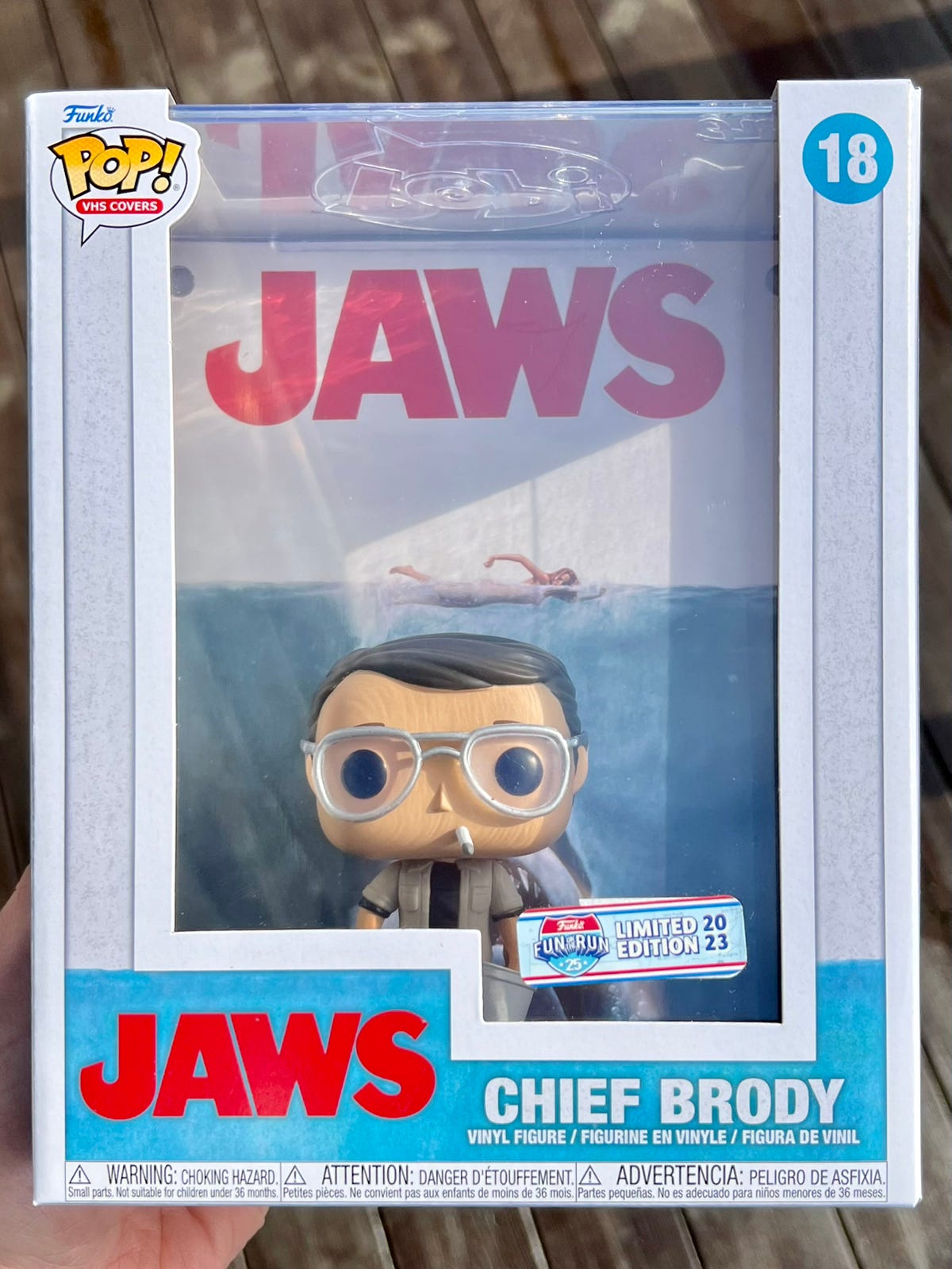 Chief Brody Funko Pop VHS Exclusive Collectible Movie Figure Funko Pop ...