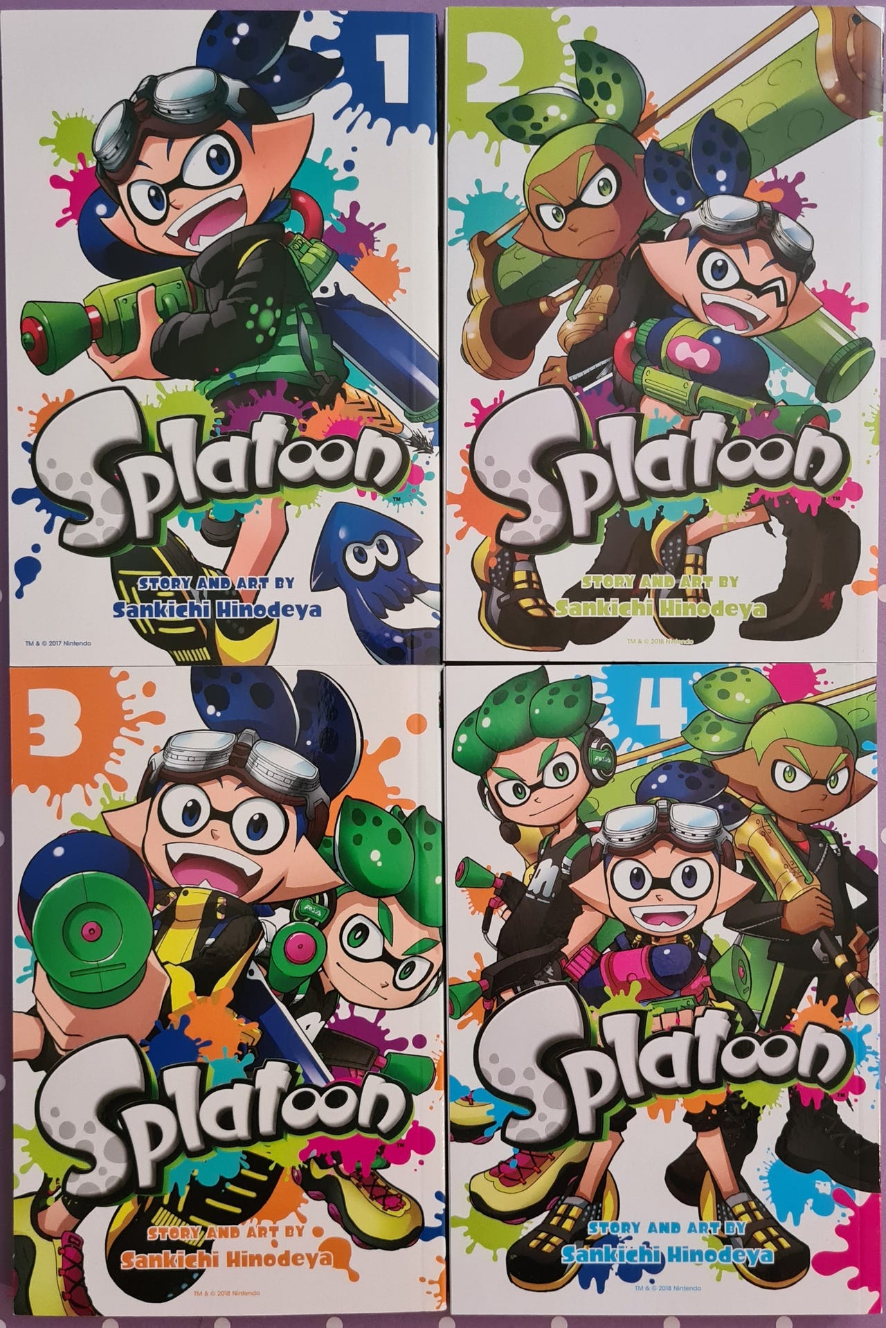 Splatoon Vol.1-4 Manga | FINN-torget