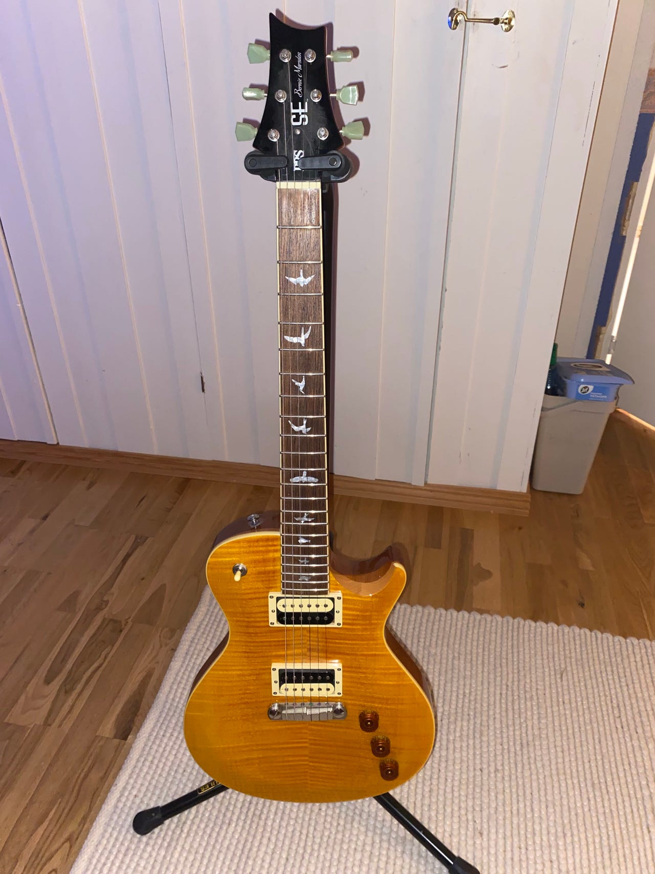 PRS Custom 24 Elektrisk gitar Amber flamme lønn | FINN-torget