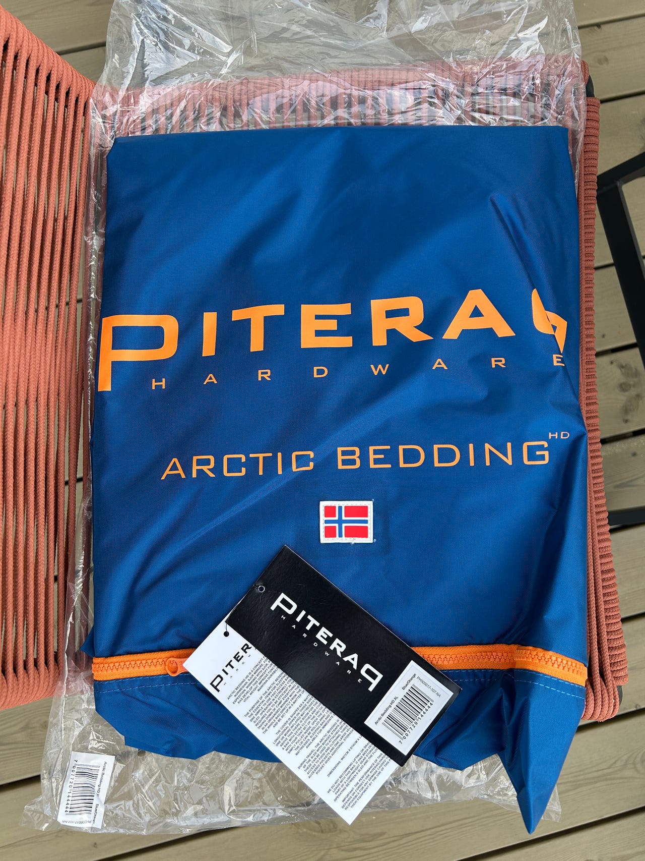 NY Piteraq Arctic Bedding HD XL Blue/Orange | FINN-torget