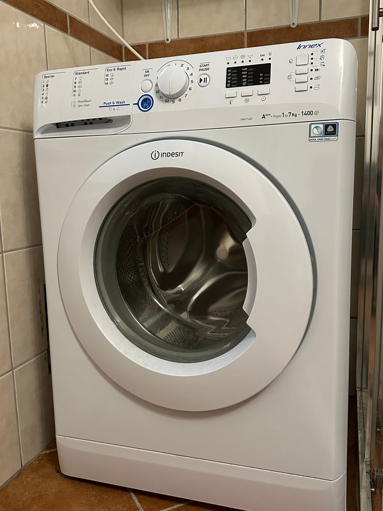 Indesit Innex vaskemaskin – 7 kg / 1400 omdr. / A+++ | FINN-torget