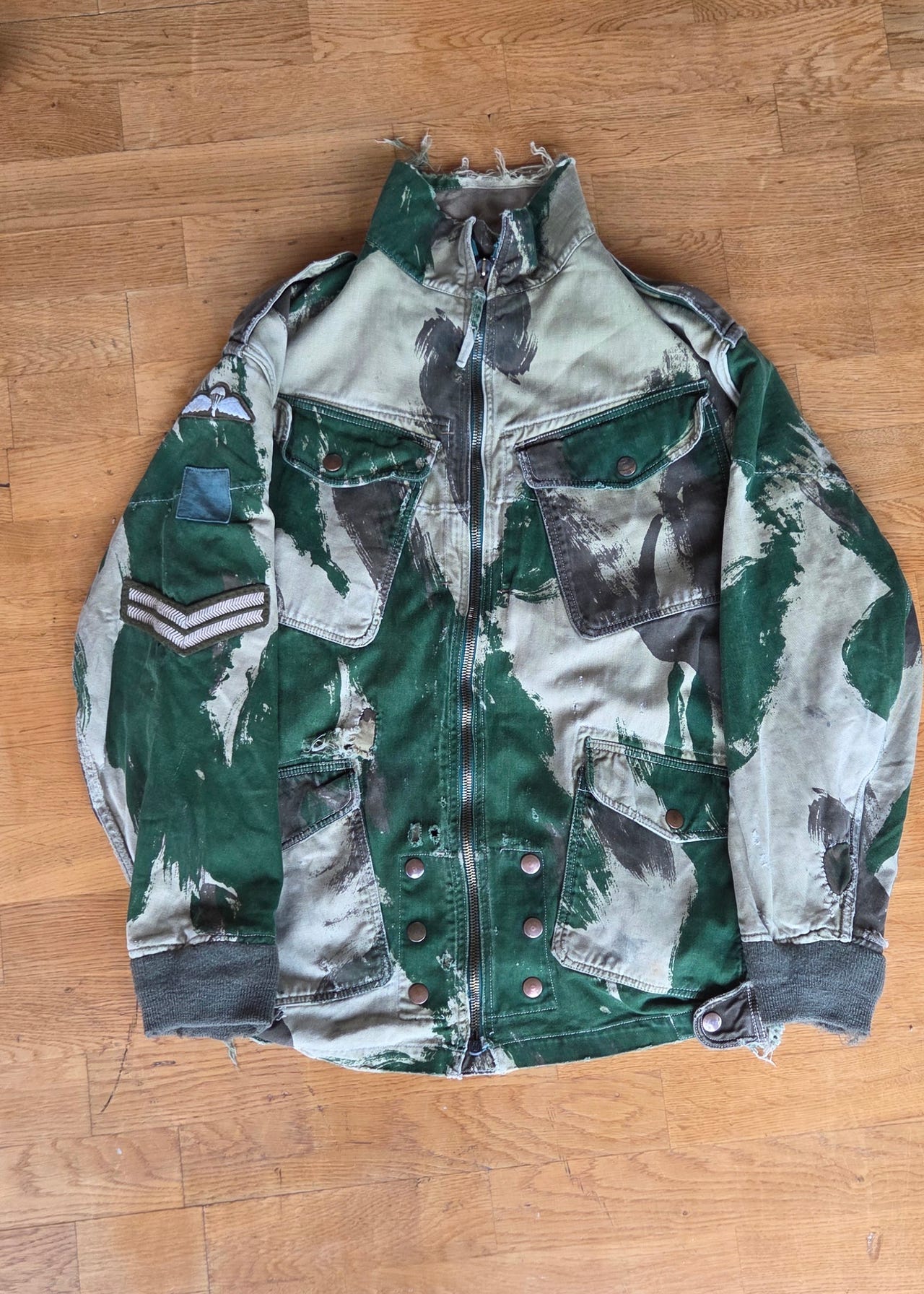 Militær Denison para smock pattern 59 britisk kamuflasje | FINN-torget