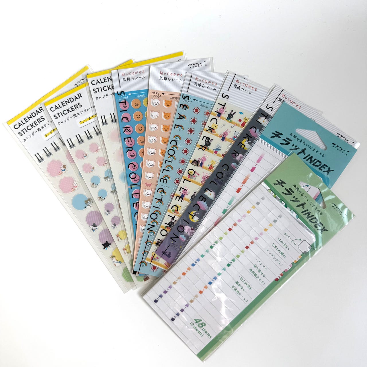 10 Midori Calendar Stickers / klistremerker | FINN-torget