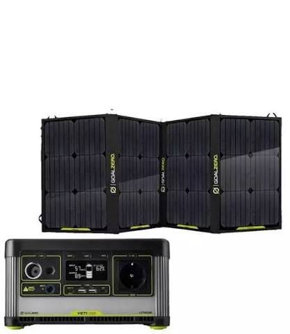 UTLEIE | Goal Zero Yeti 500X og Nomad 100 Solcelle-generator sett ...