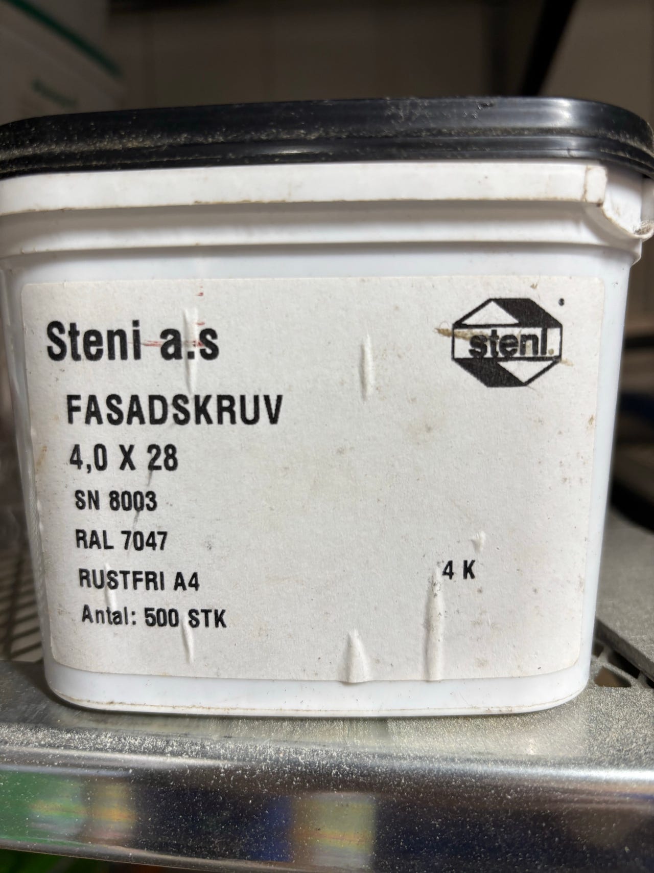 Steni Fasadskruer 4,0 x 28 Rustfri A4 | FINN-torget