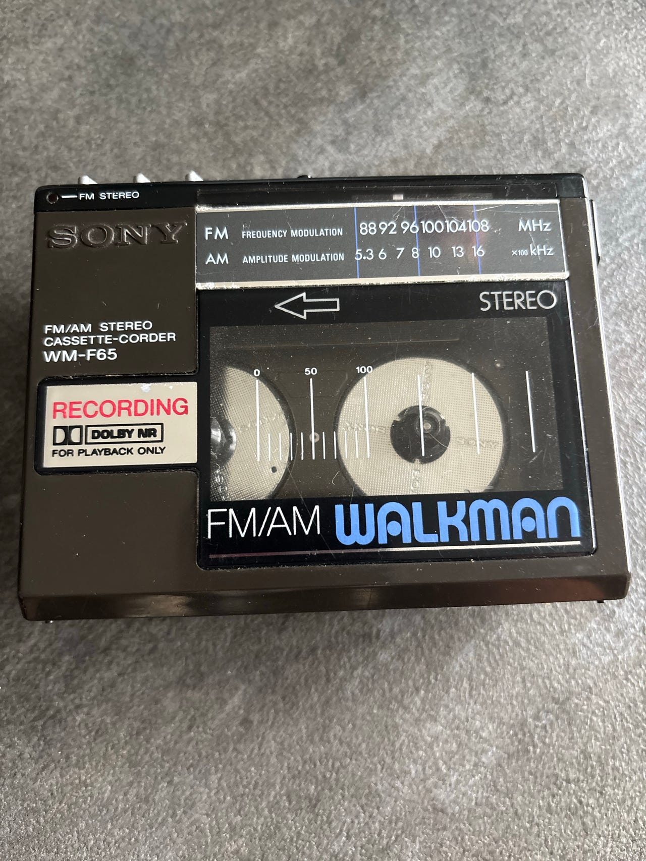 Retro SONY Walkman type WM-F77 | FINN-torget