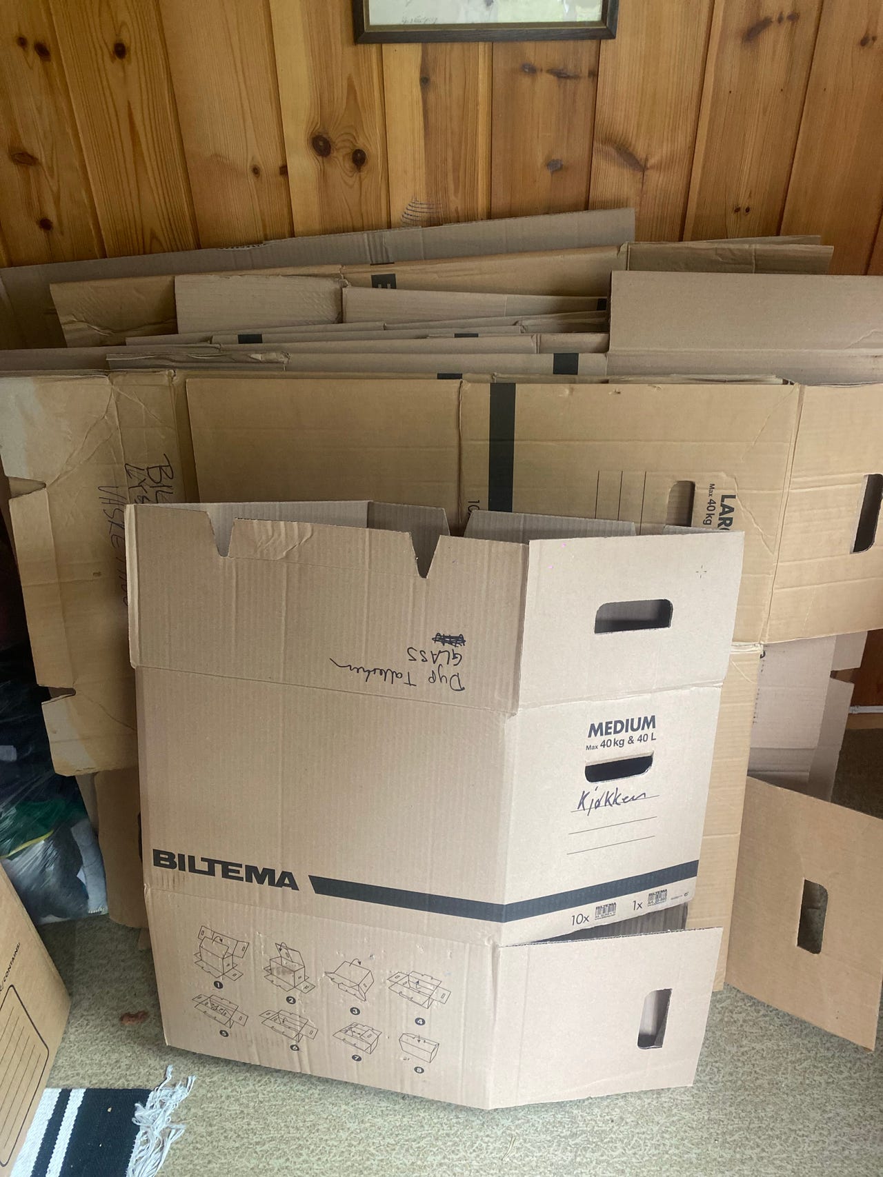 Biltema Medium Flytteesker i papp | FINN-torget
