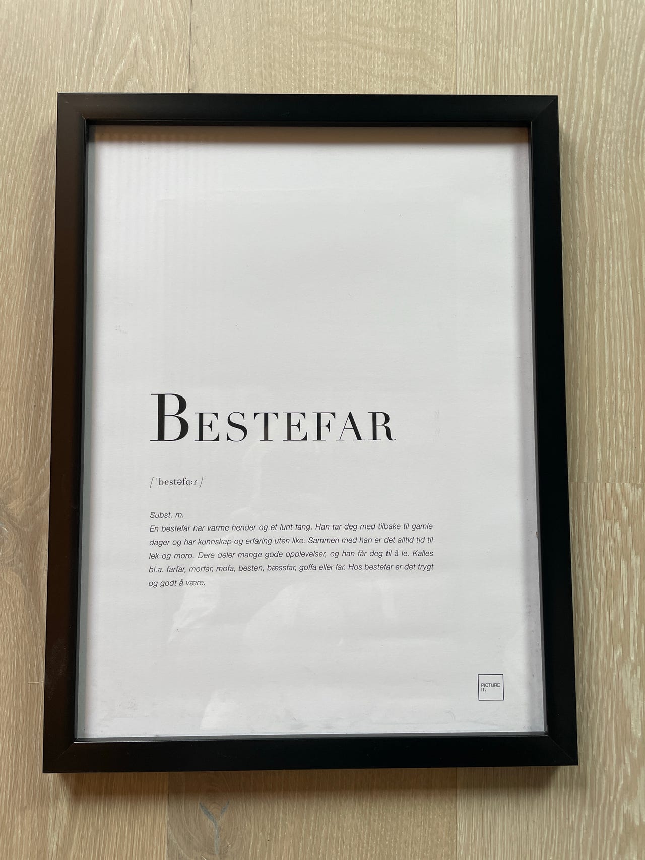 Bilde med teksten ‘Bestefar’ | FINN-torget