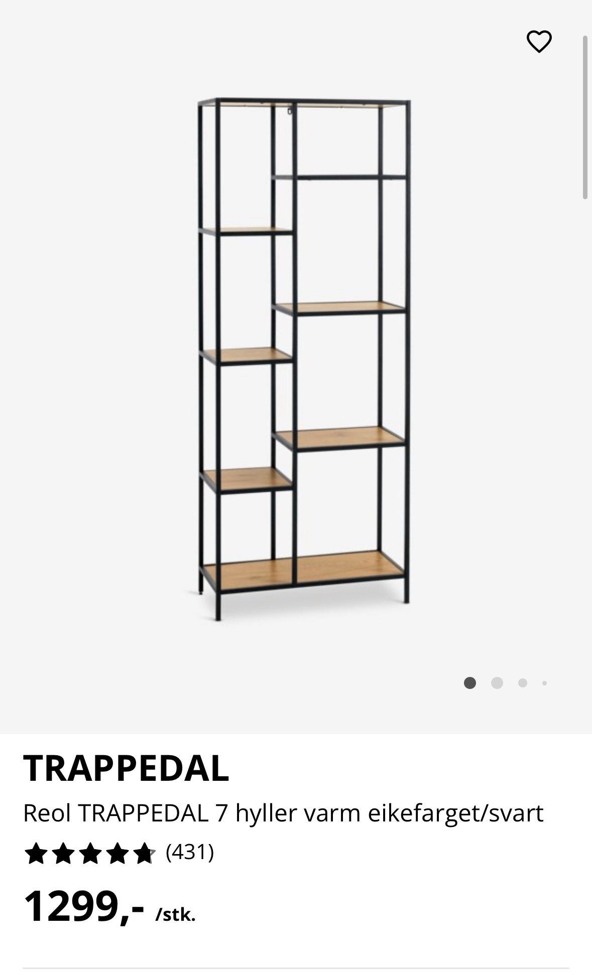 Trappedal reol | FINN-torget