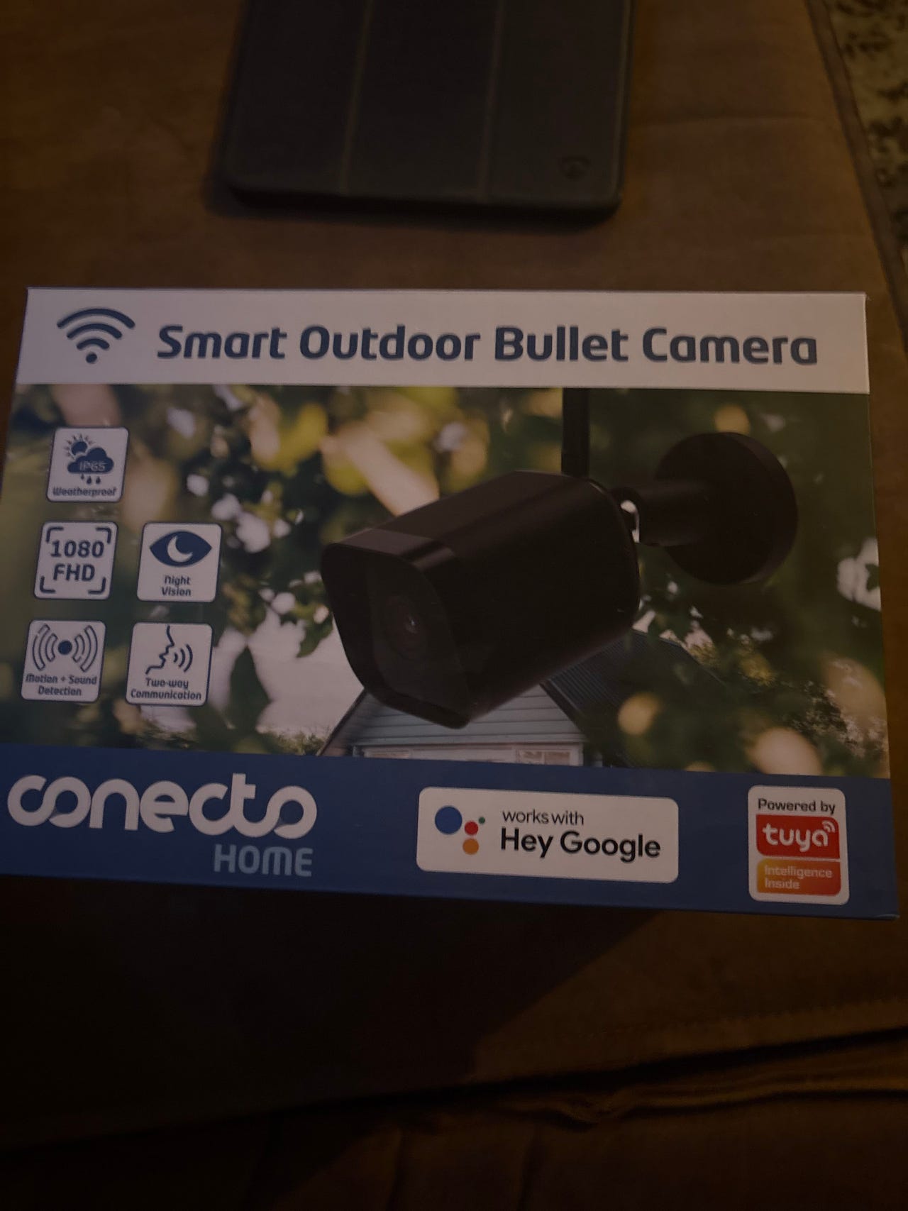 Conecto Home Smart Outdoor Bullet Camera WiFi 1080p Black | FINN-torget