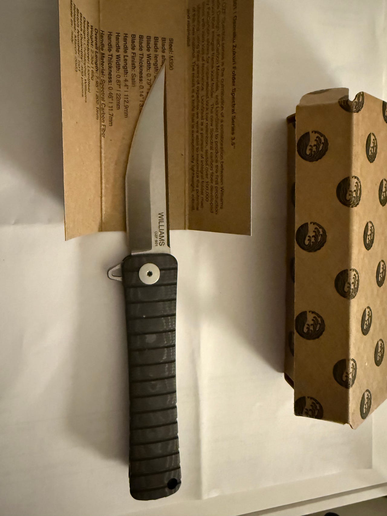 Williams Blade Design OZFS01 edc | FINN-torget