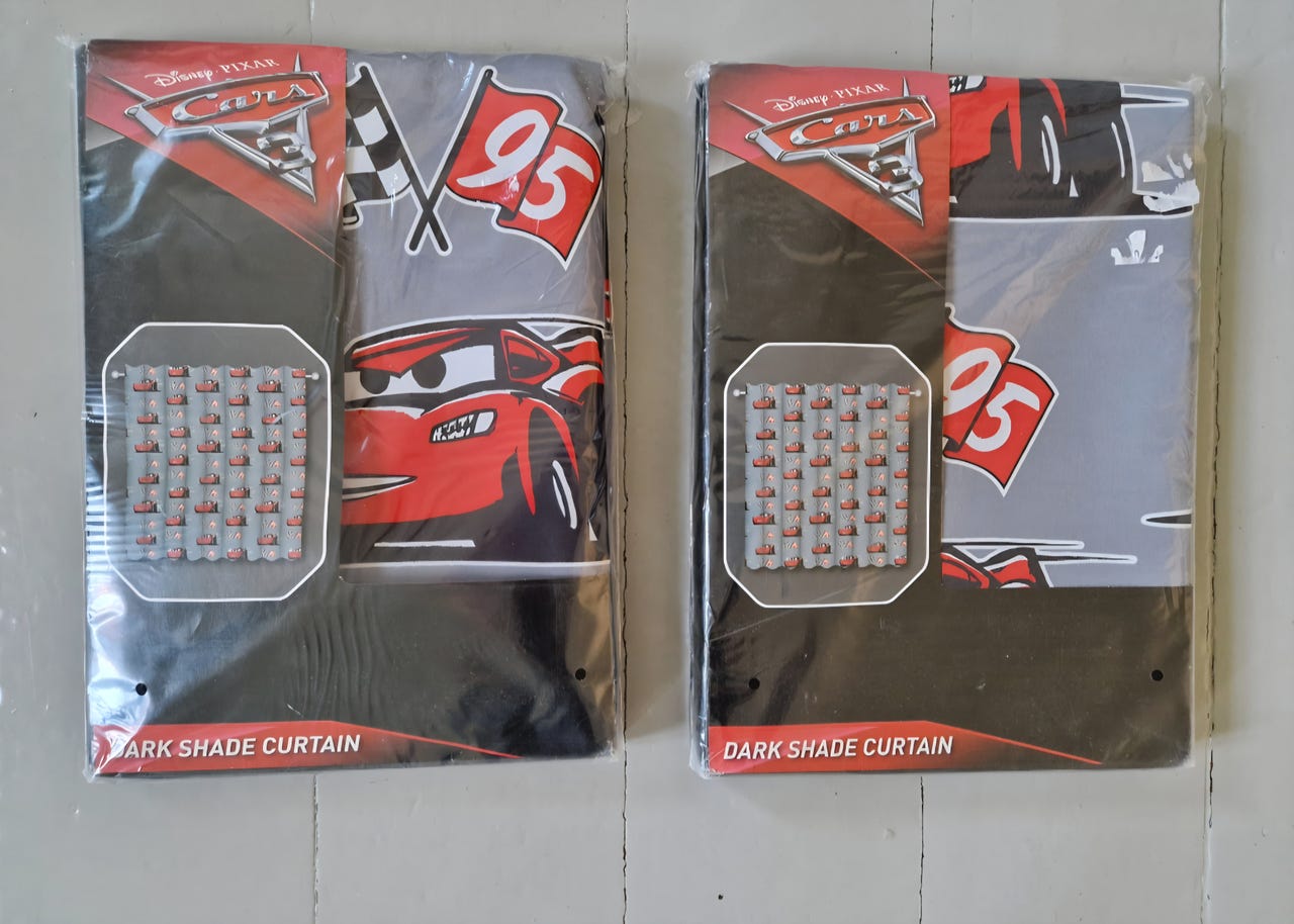 Disney cars lysdempende gardiner,Nye, 2 stk lengder. | FINN-torget
