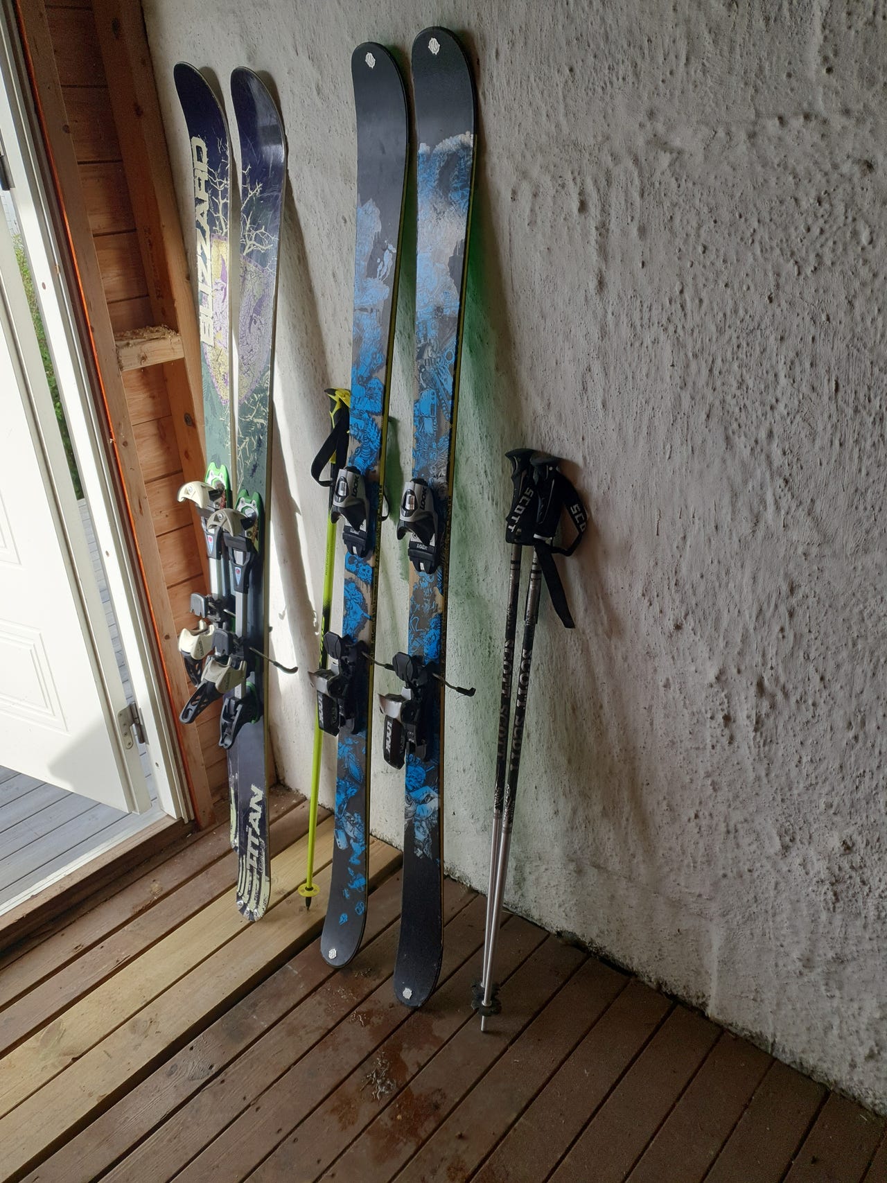 Randonee + twintip (173cm) med staver, pakkedeal | FINN-torget