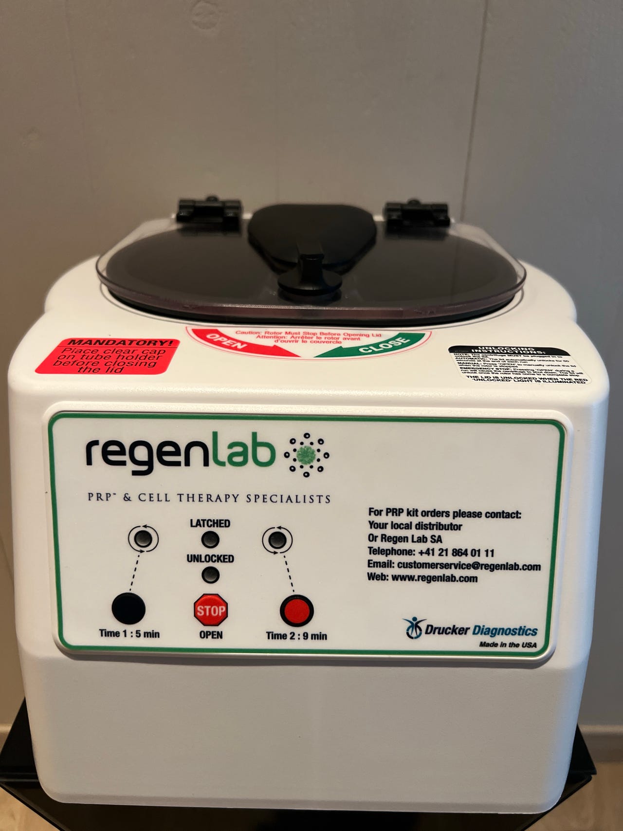 RegenLab PRP Sentrifuge Medisinsk Utstyr | FINN-torget