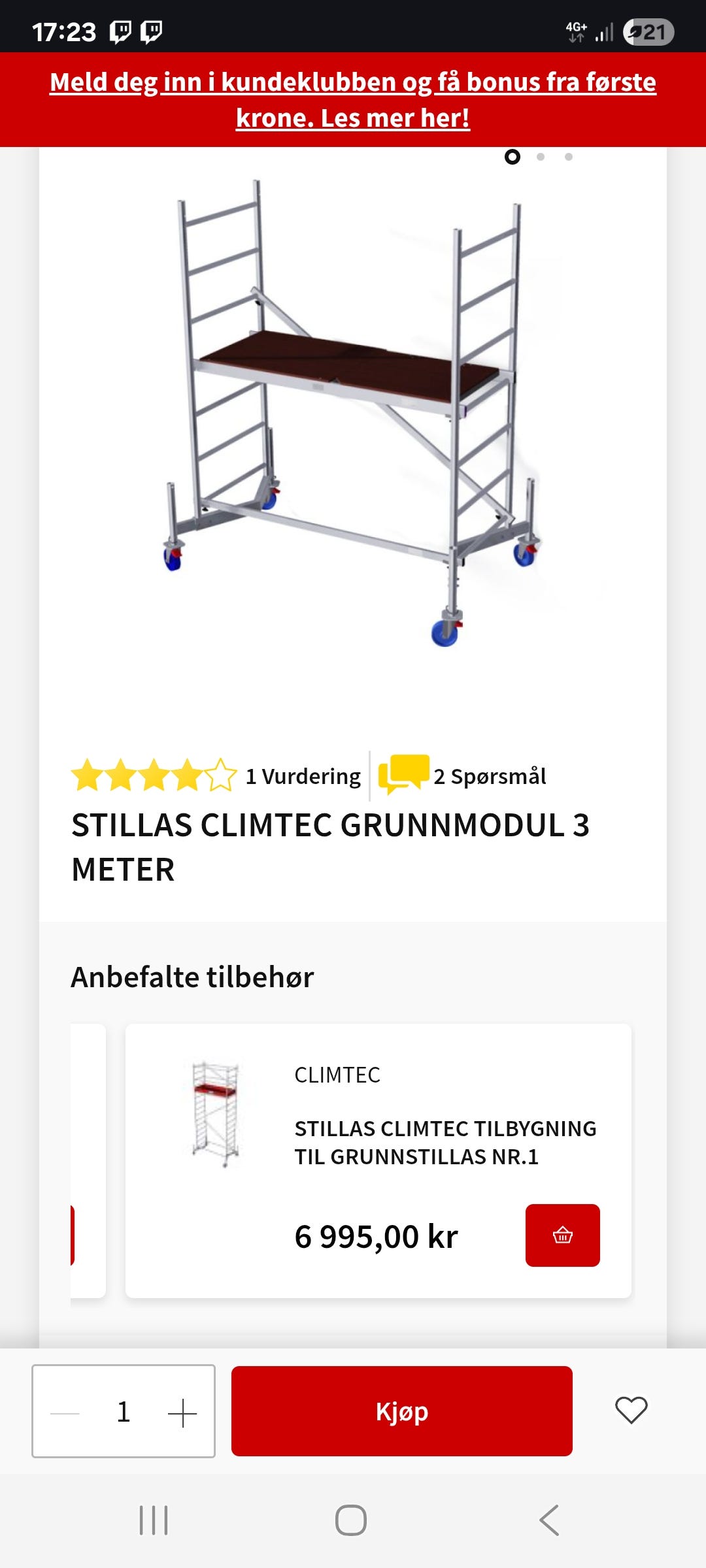 Stillas climtec | FINN-torget