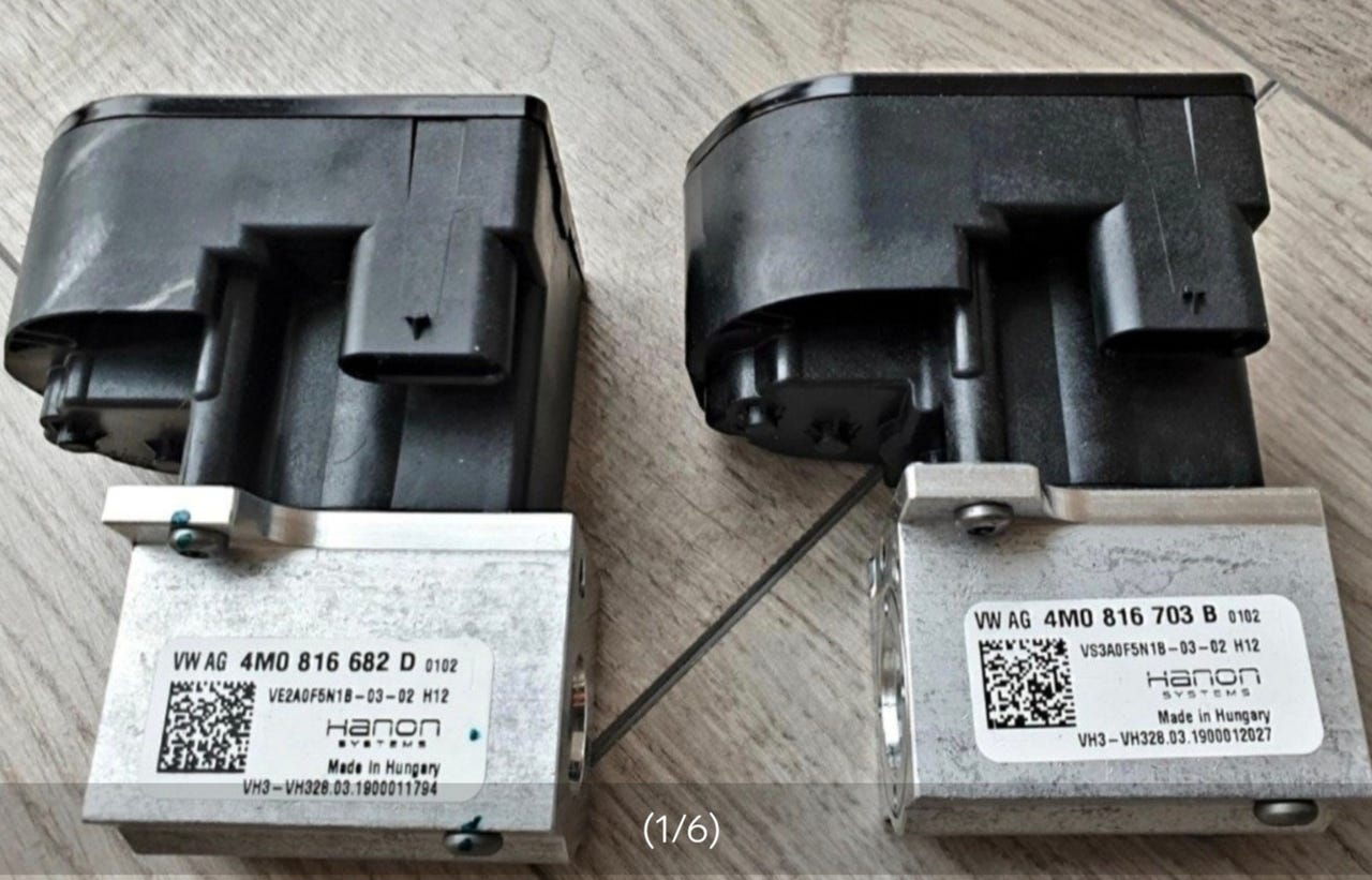 ORIGINAL VW E-Golf AC sperreventiler, ekspansjonsventiler, trykk/temp ...