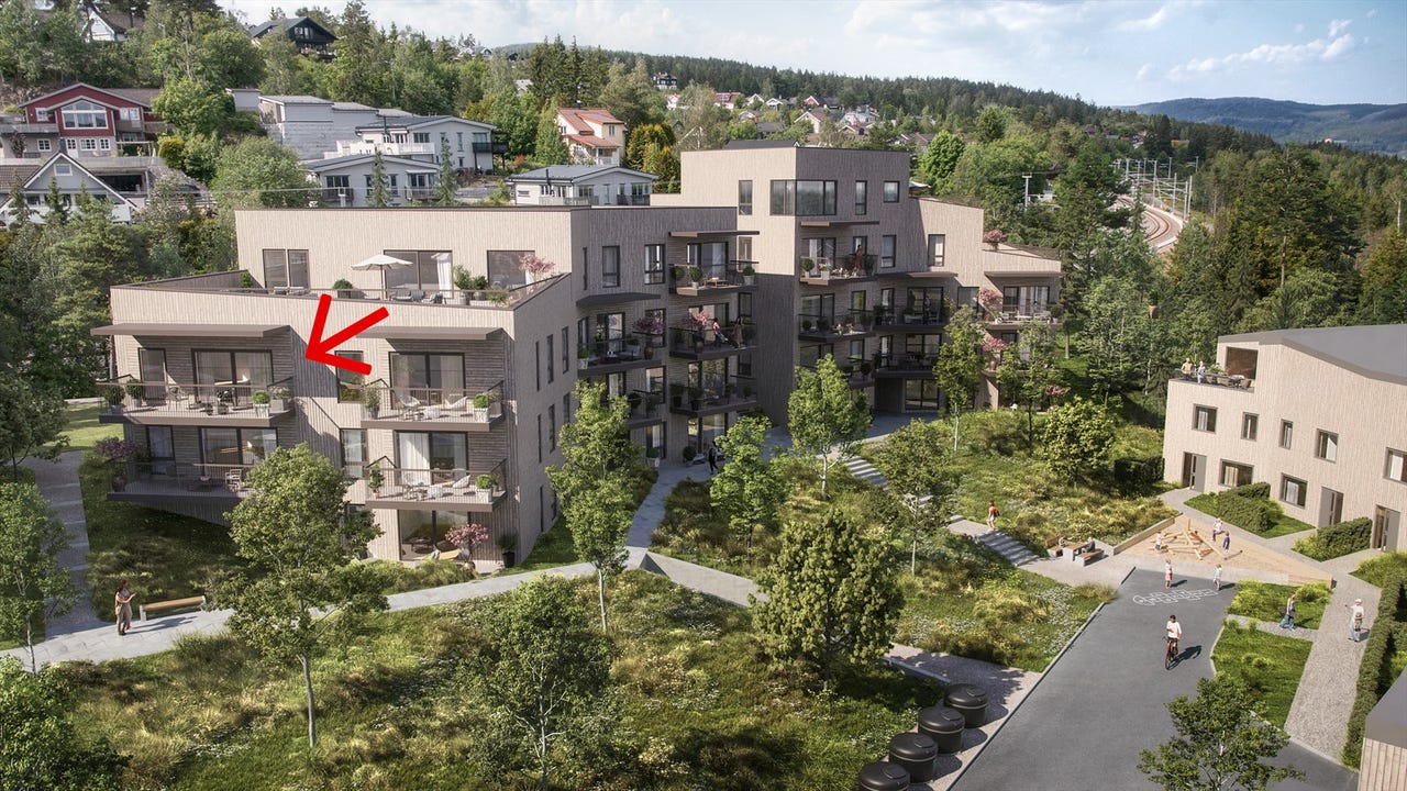 ROTNESHAGEN, Nittedal - Stor 4-roms selveier med 2 x bad | 2 x balk ...