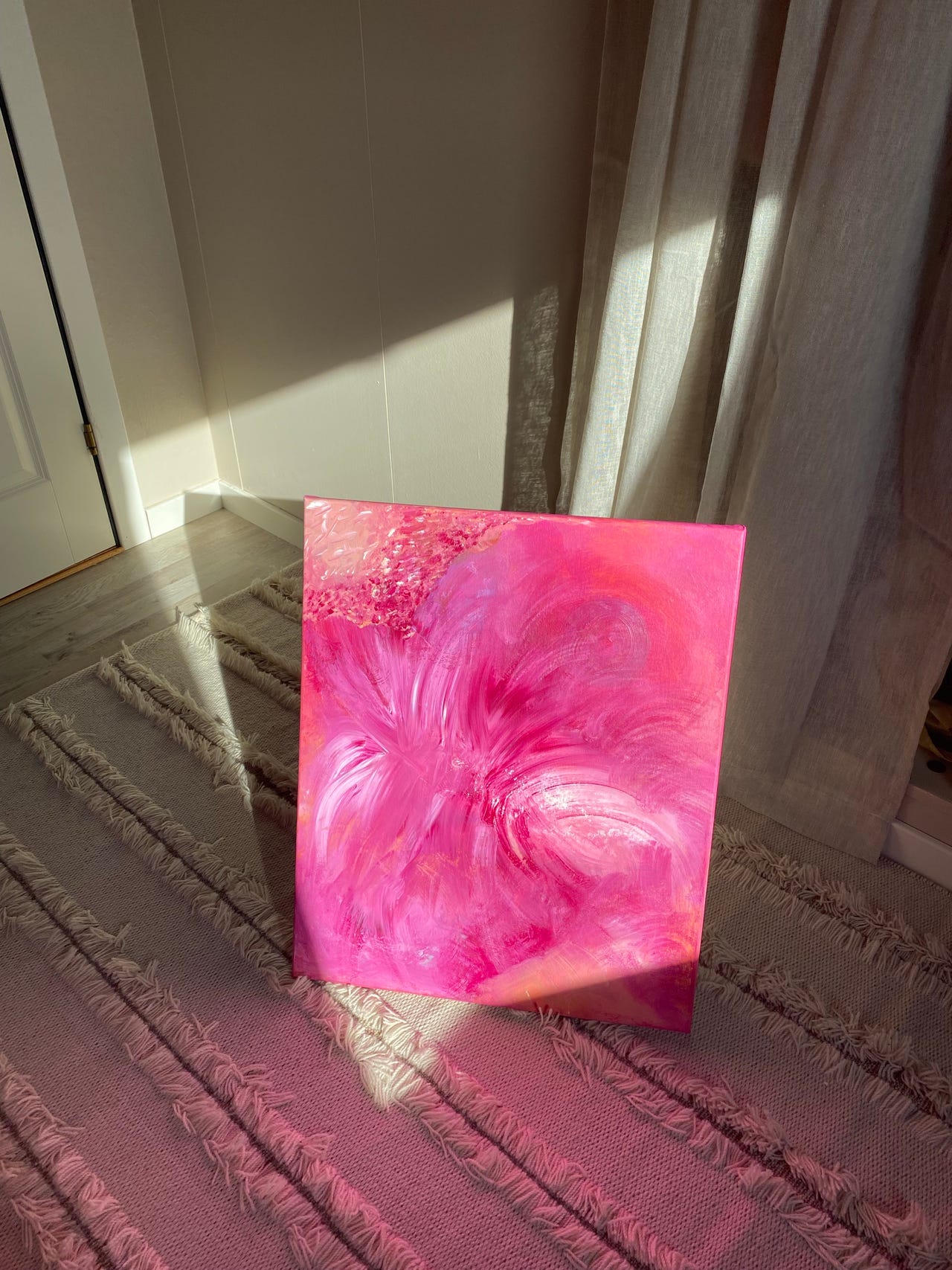 Maleri Rosa Farger 50x60 cm | FINN-torget