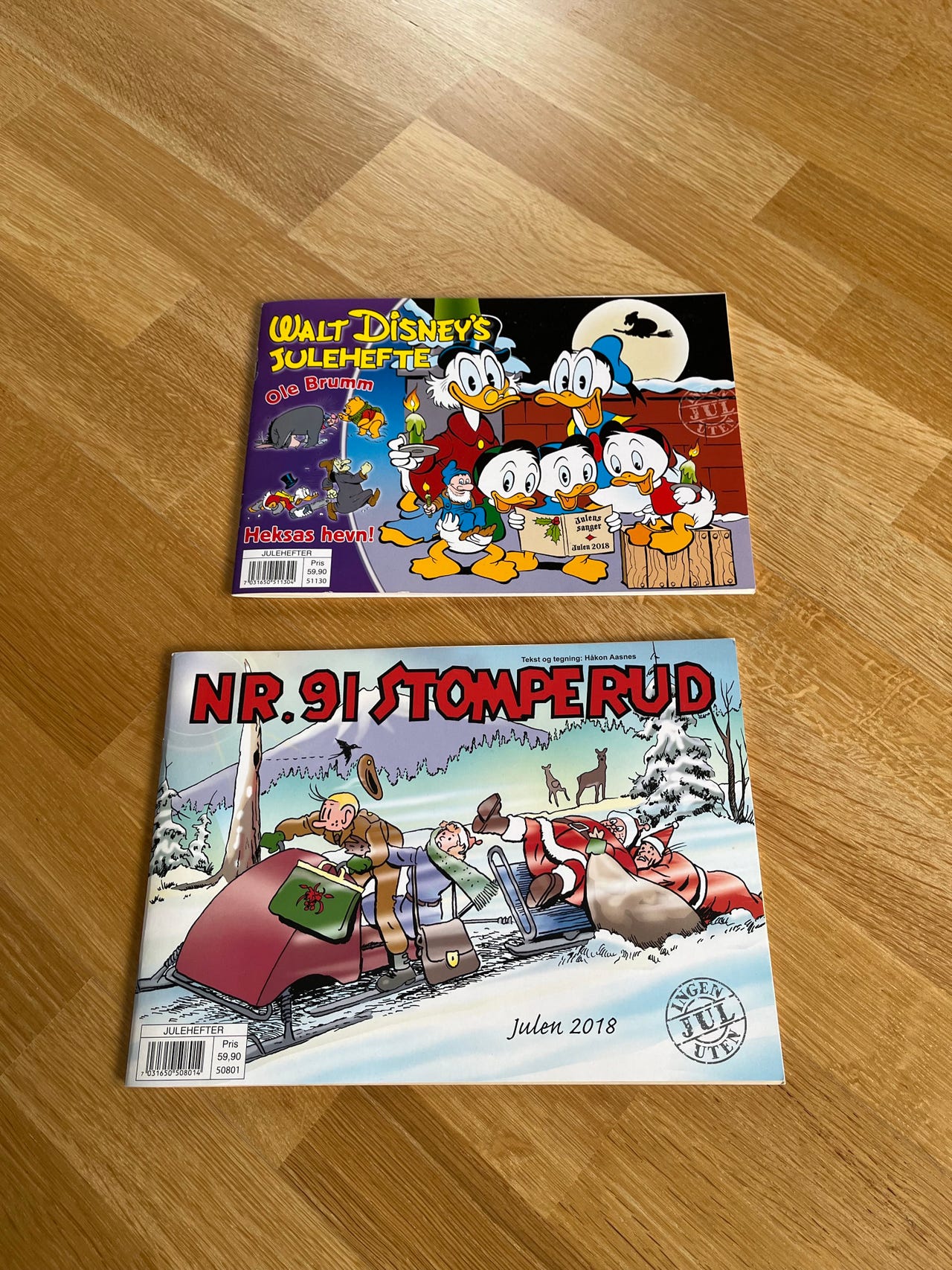 Nr. 91 Stomperud og Walt Disney julehefte | FINN-torget