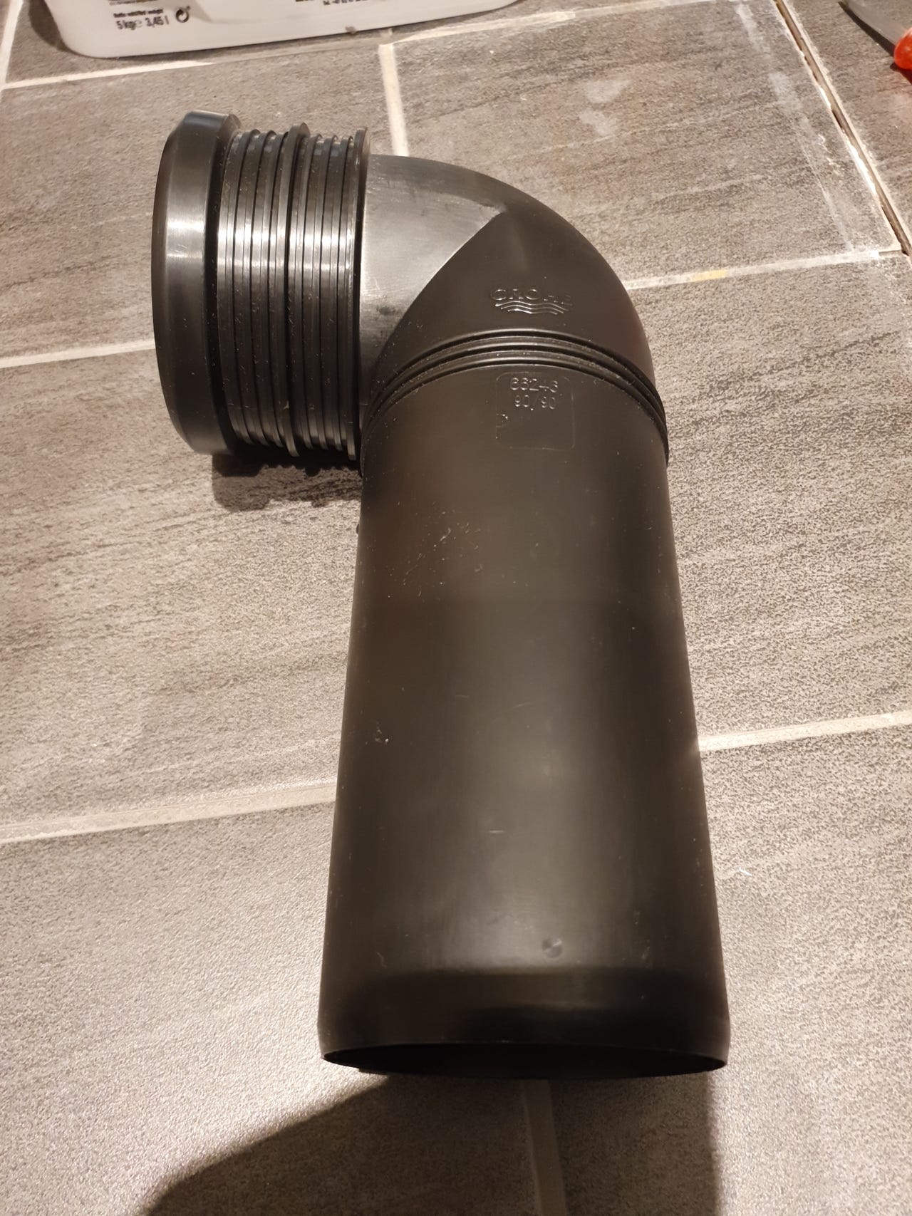 Gohe 90/90 Plastbend Rørkobling med 90/110 muffe | FINN-torget